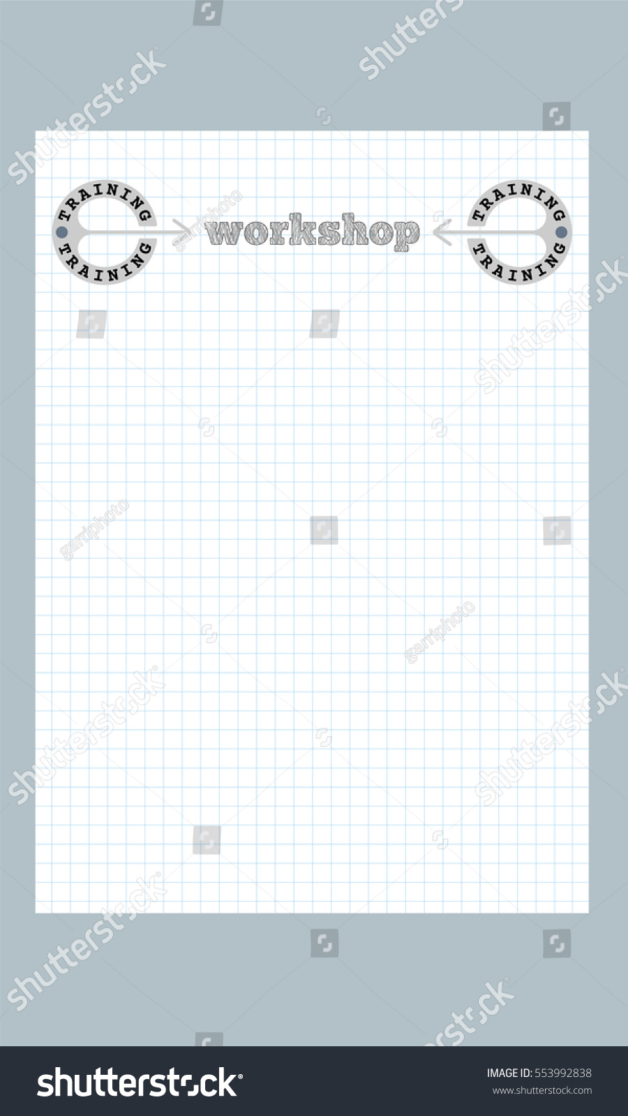 Vector Lined Paper Hand Written Words Stock Vector (Royalty Free ...