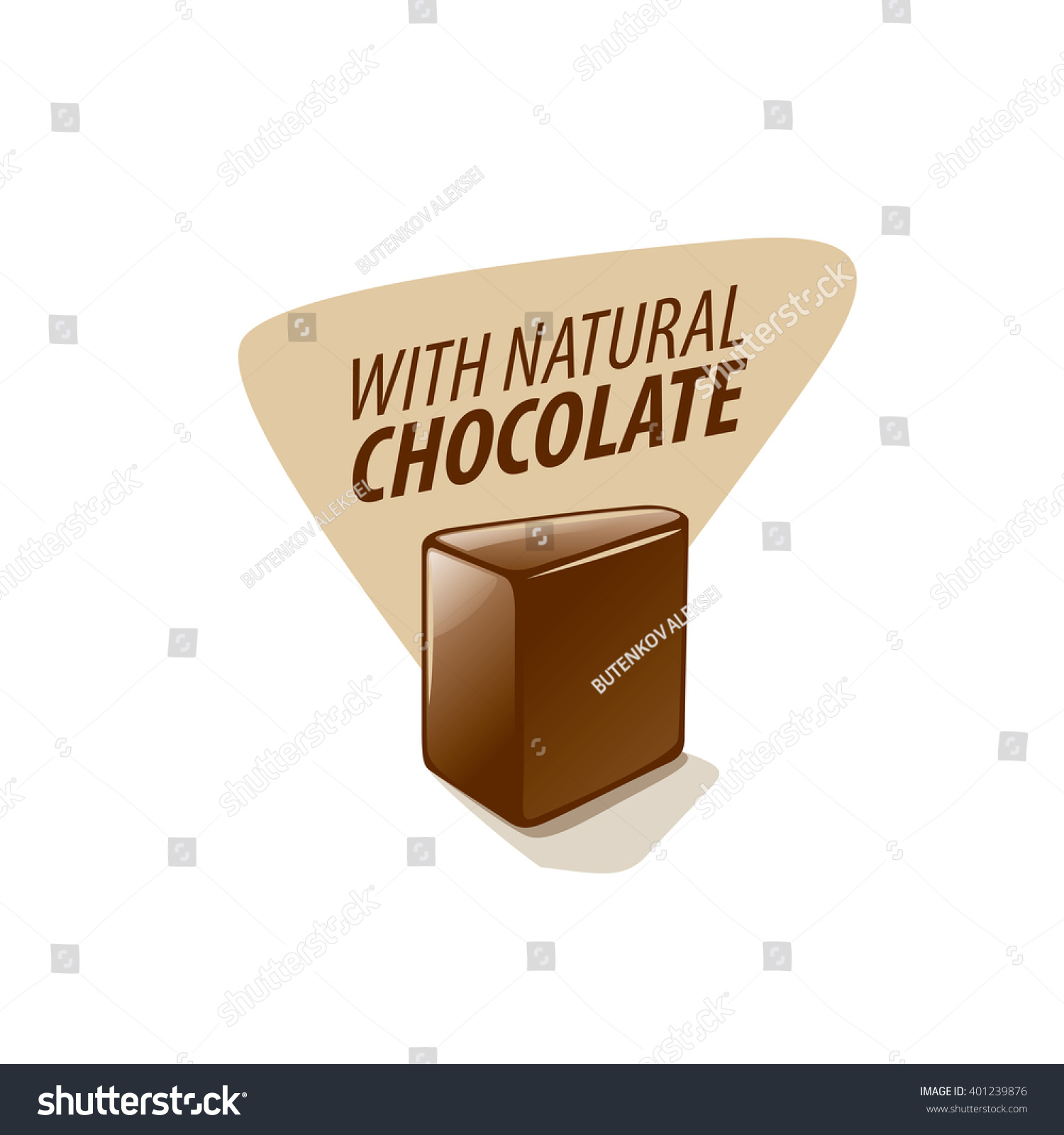 Vector Logo Chocolate Stock Vector (Royalty Free) 401239876 | Shutterstock
