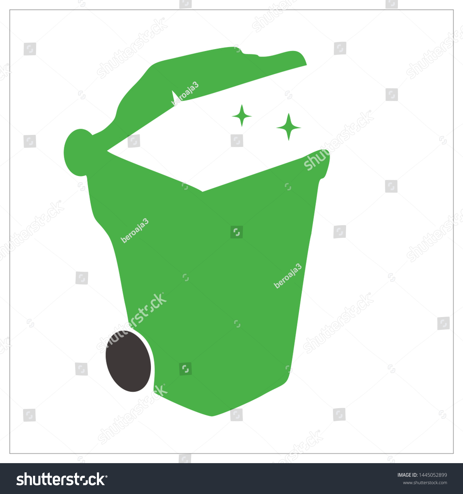 Vector Logo Design About Garbage Cleaning Stock Vector (Royalty Free ...