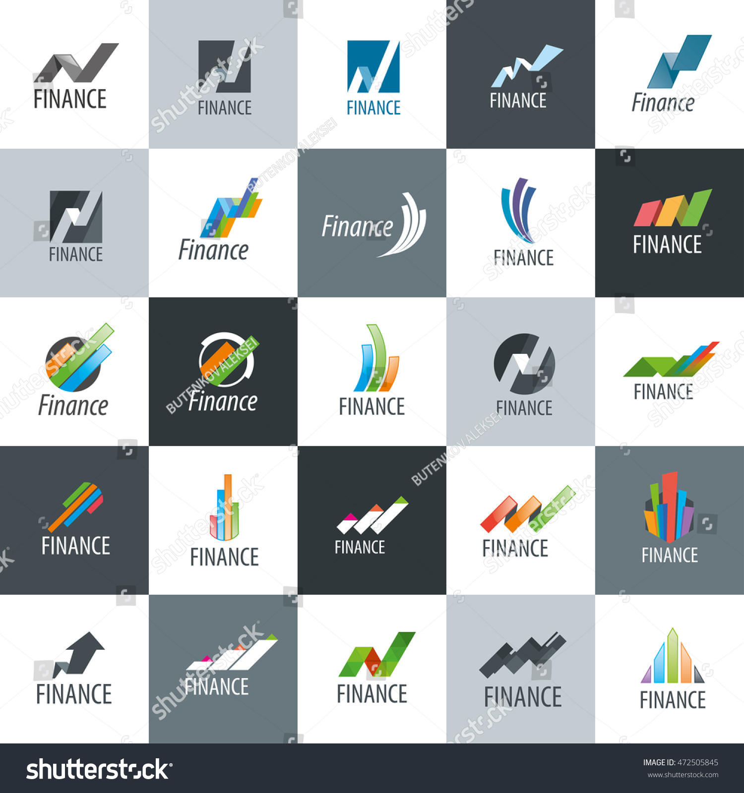 Vector Logo Finance Stock Vector (Royalty Free) 472505845 | Shutterstock