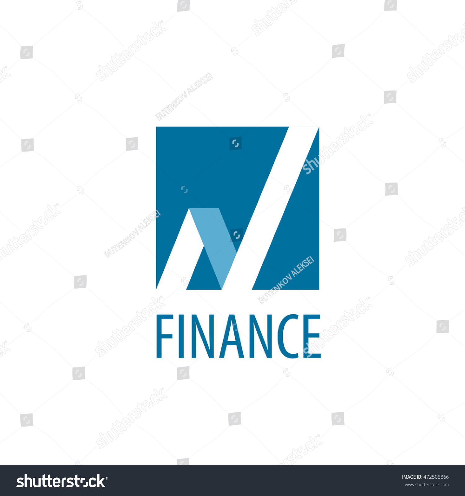 Vector Logo Finance Stock Vector (Royalty Free) 472505866 | Shutterstock