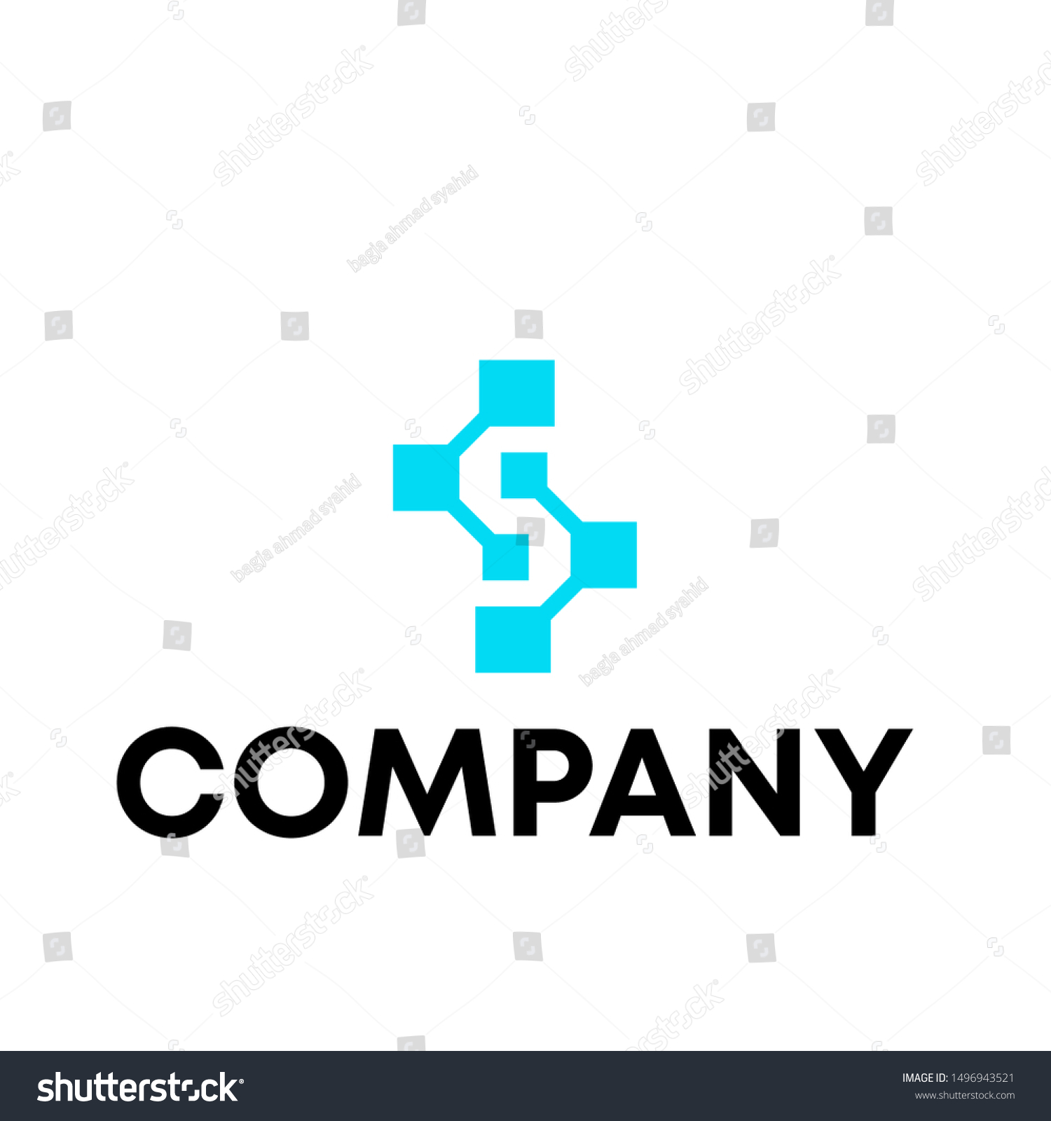 Vector Logo Technology Company Stock Vector (Royalty Free) 1496943521 ...