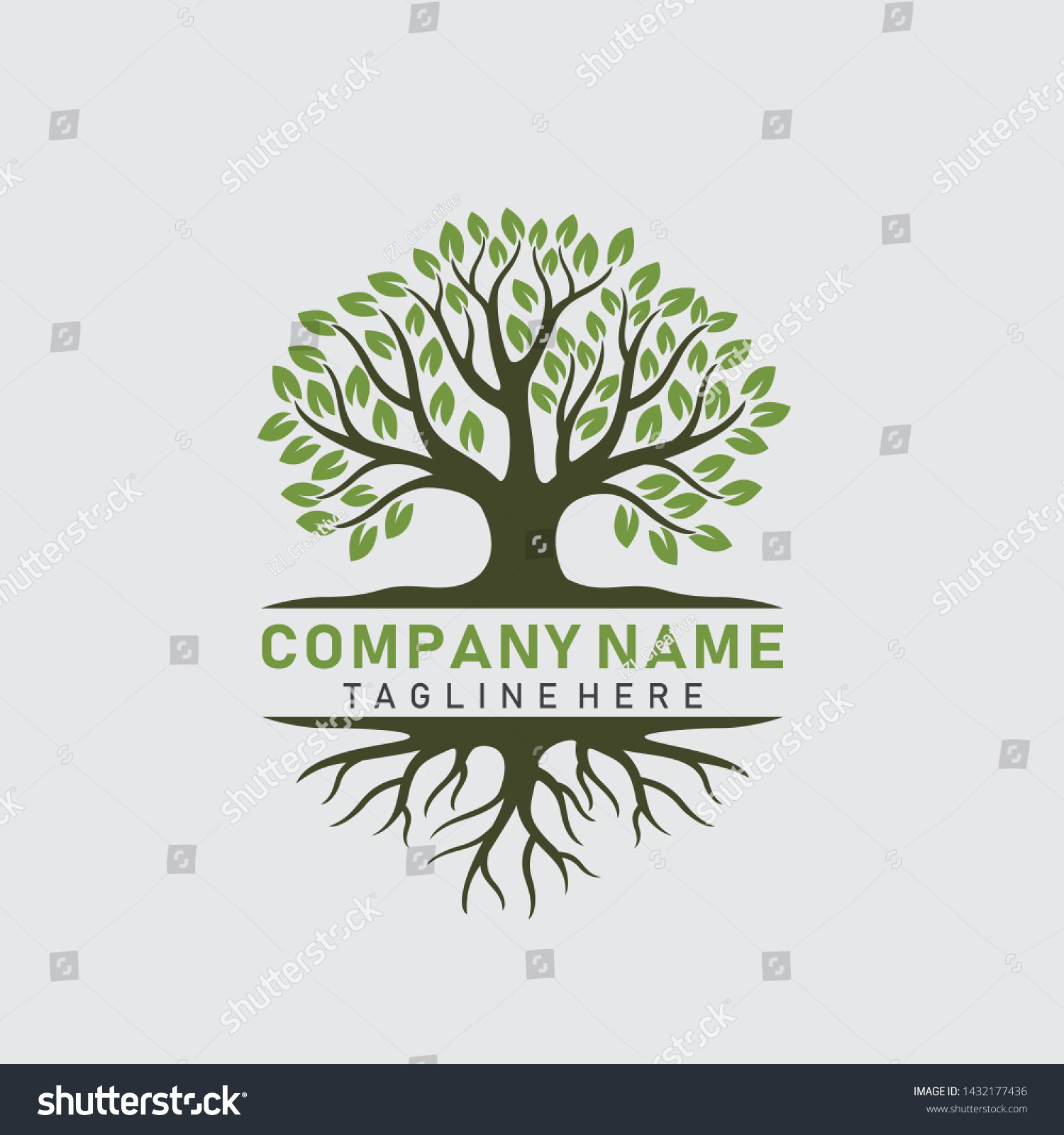 Vector Logo Environment Stock Vector (Royalty Free) 1432177436 ...