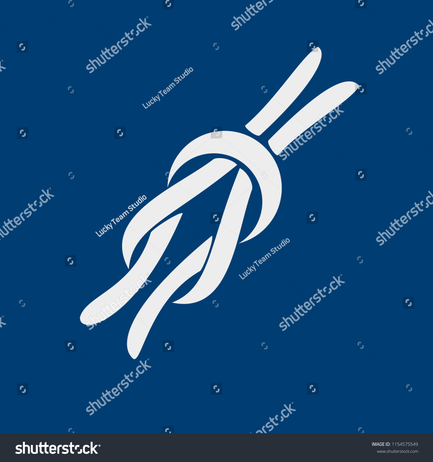 Vector Logo Node Connection Marine Concept Stock Vector (Royalty Free ...