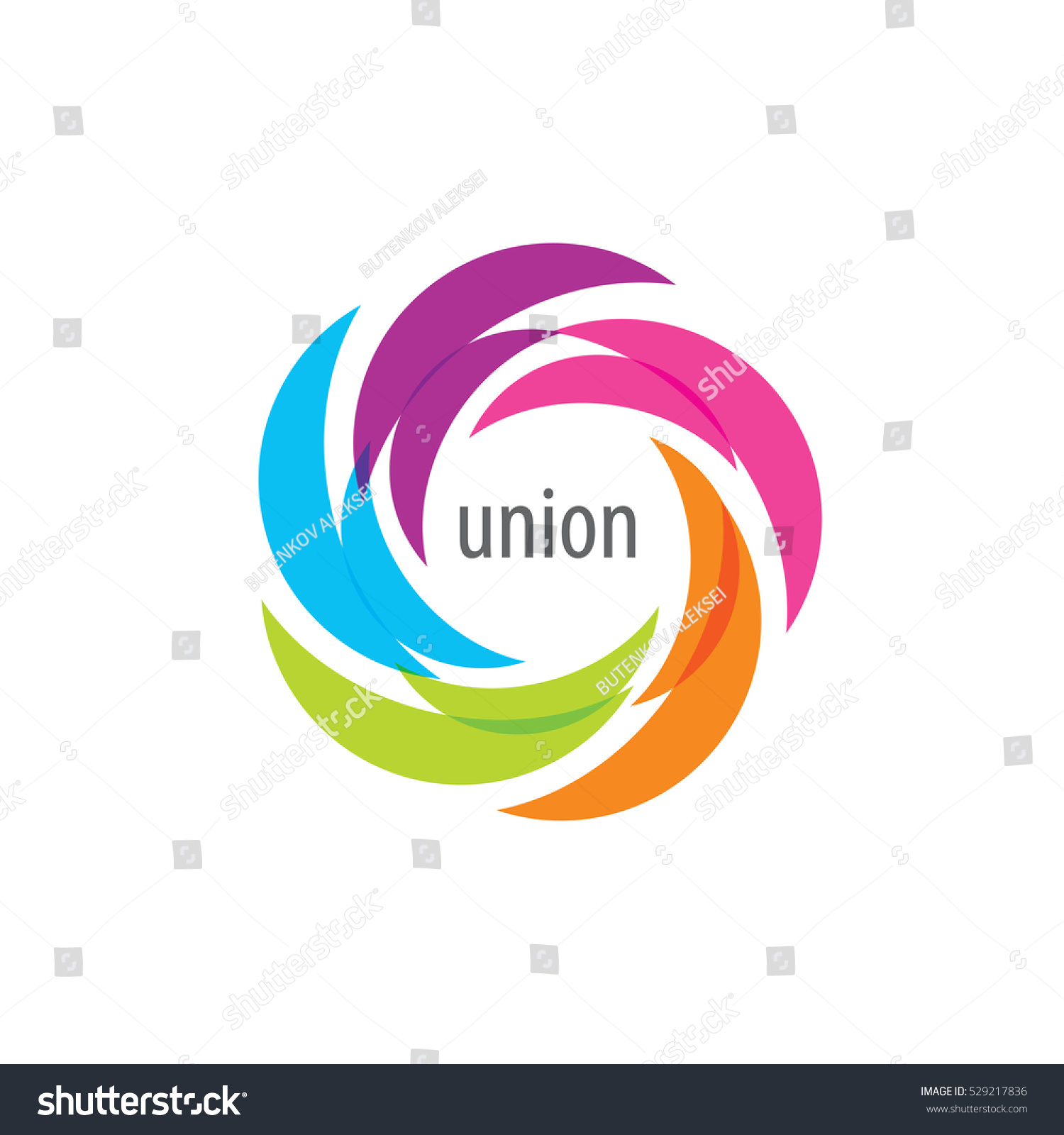 Vector Logo Union Stock Vector (Royalty Free) 529217836