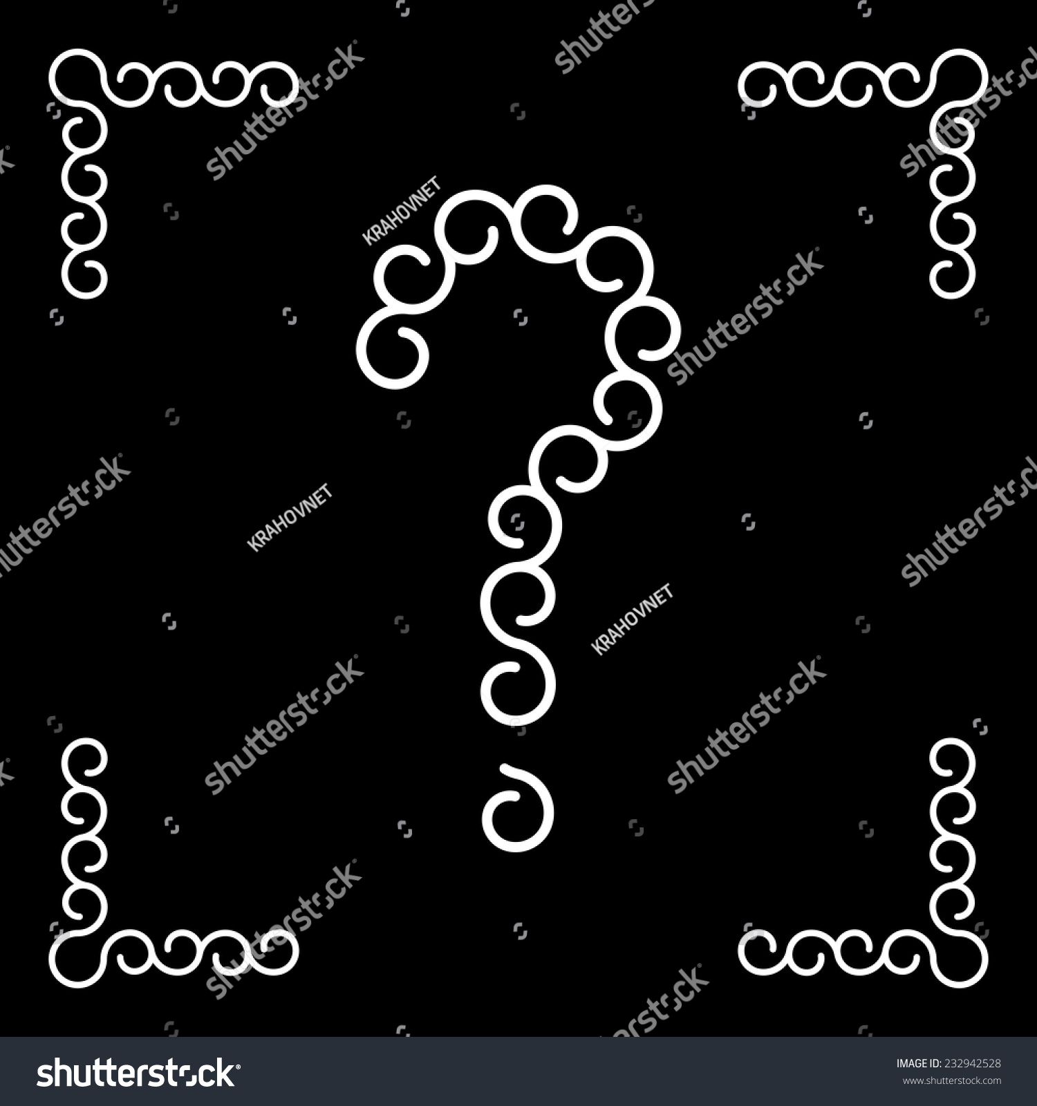 Vector Logo Interrogation Mark Modern Design Stock Vector (Royalty Free ...