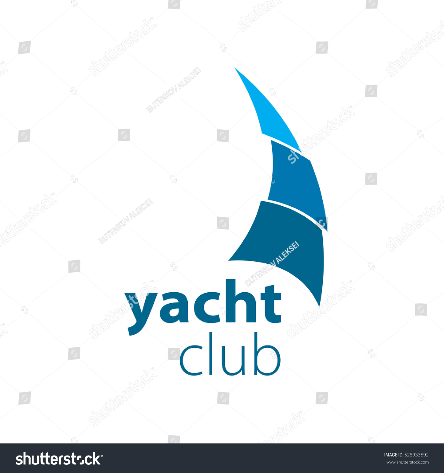 yate de logotipo vectorial: vector de stock (libre de regalías) 528933592