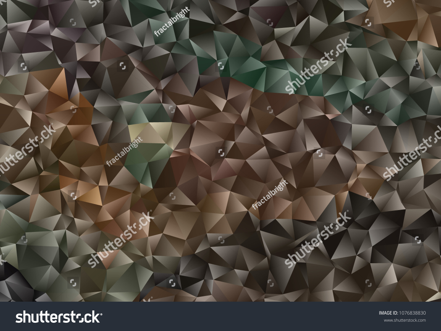 Vector Low Poly Template Creative Abstract Stock Vector (Royalty Free ...
