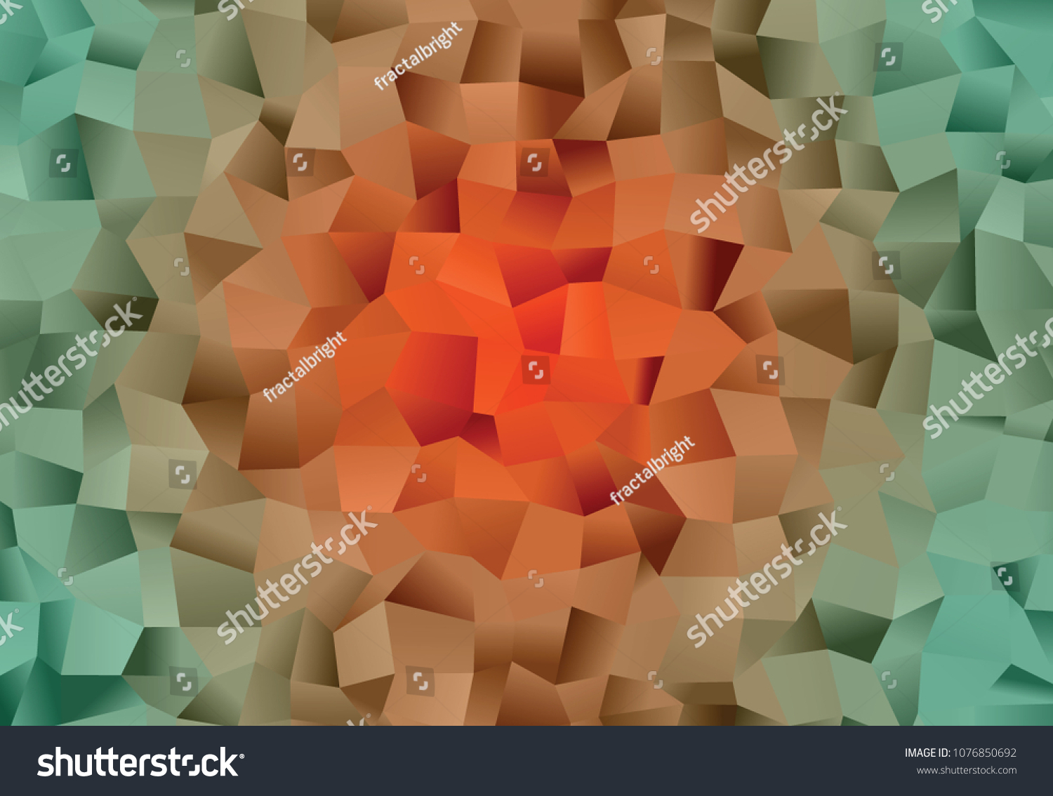Vector Low Poly Template Creative Abstract Stock Vector (Royalty Free ...