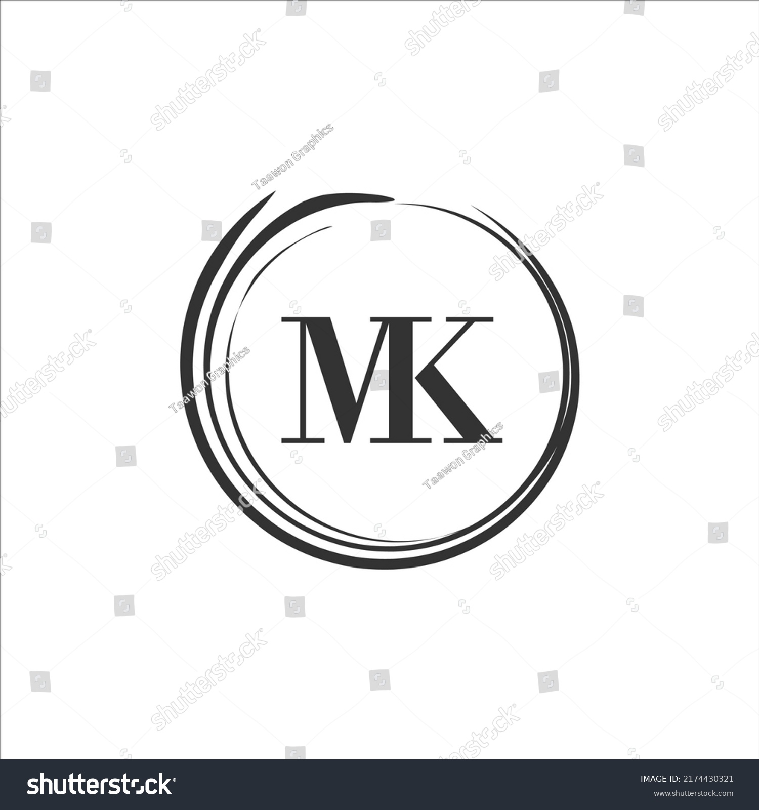 Vector Luxury Style Letter Mk Logo Stock Vector (Royalty Free ... Vector Luxury Style Letter Mk Logo Stock Vector (Royalty Free ...