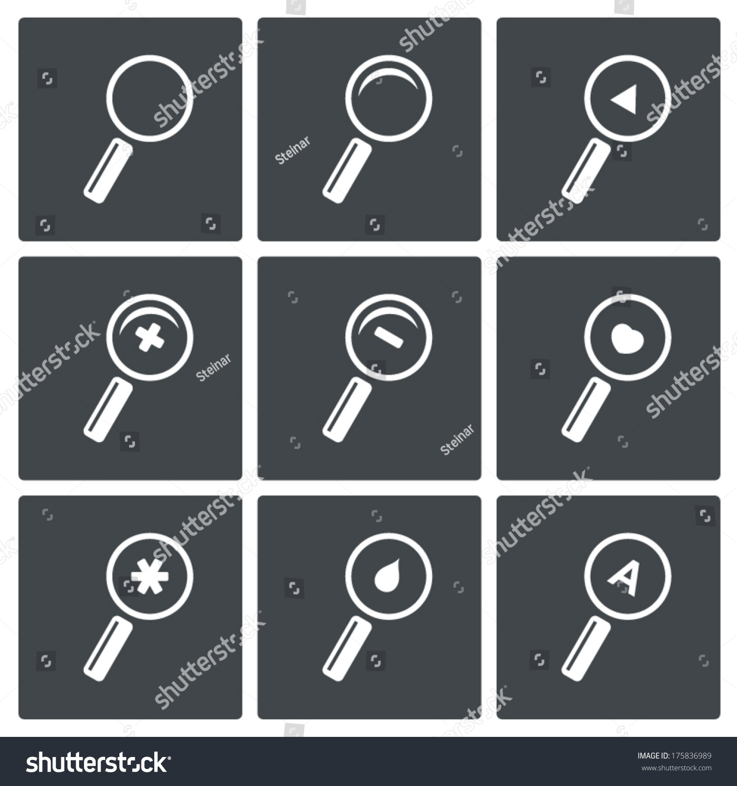 2 imágenes de Vergrootglas icon - Imágenes, fotos y vectores de stock ...