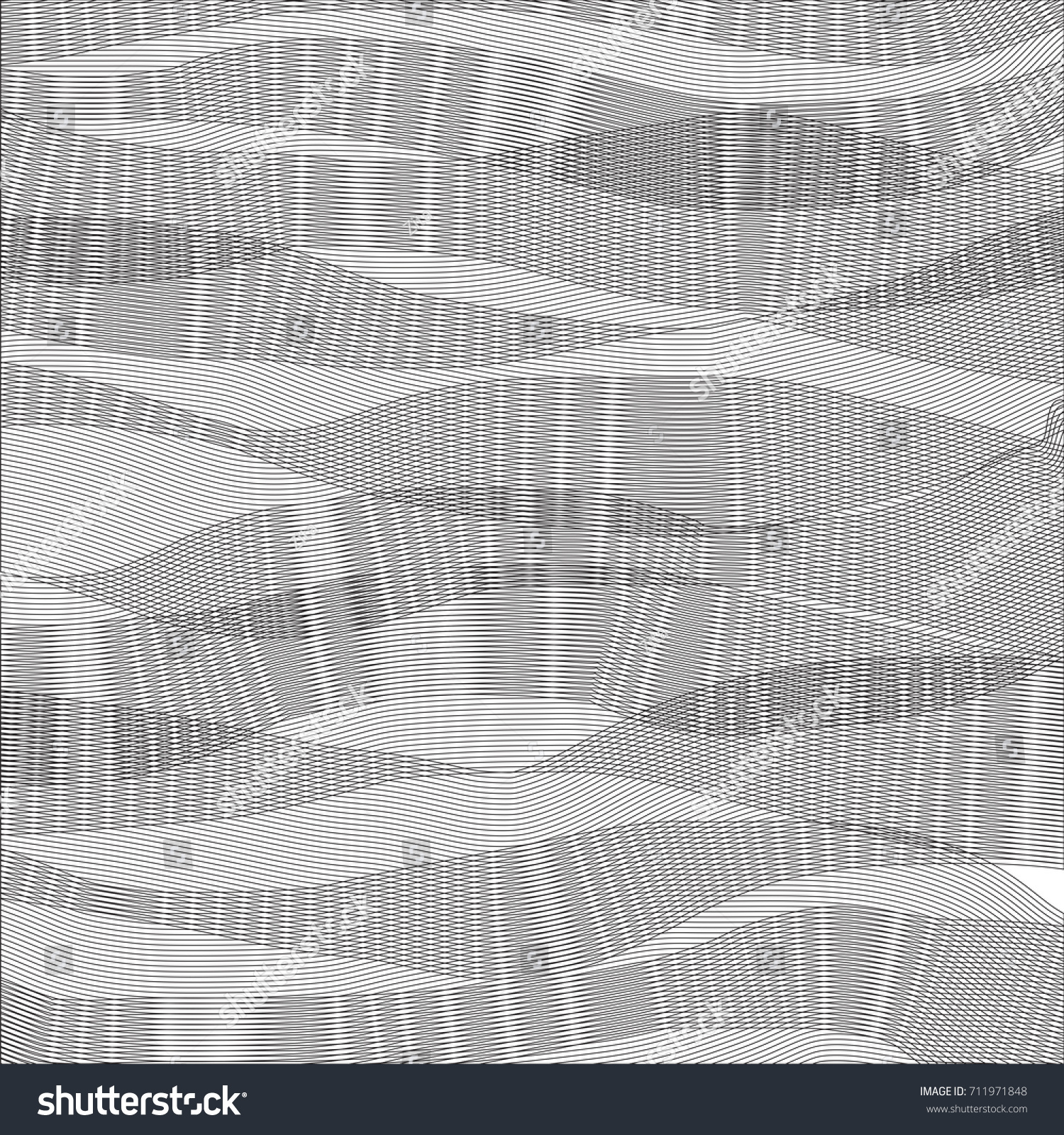 Vector Mathematical Curve Structure Wavy Background 스톡 벡터(로열티 프리) 711971848