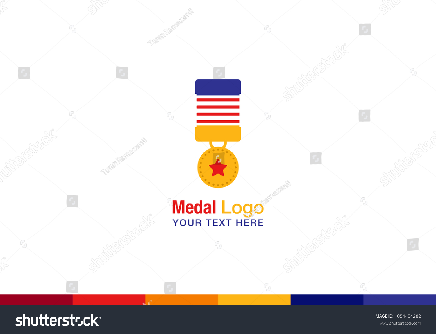 Vector Medal Logo Stock Vector (Royalty Free) 1054454282 | Shutterstock