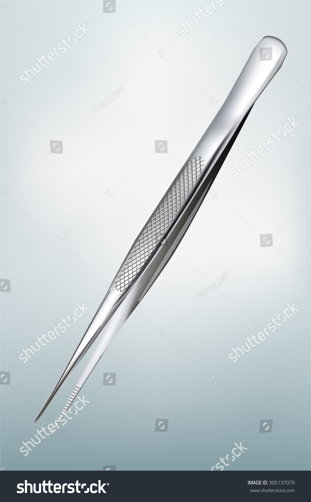 Vector Medical Forceps Stock Vector (Royalty Free) 305137079