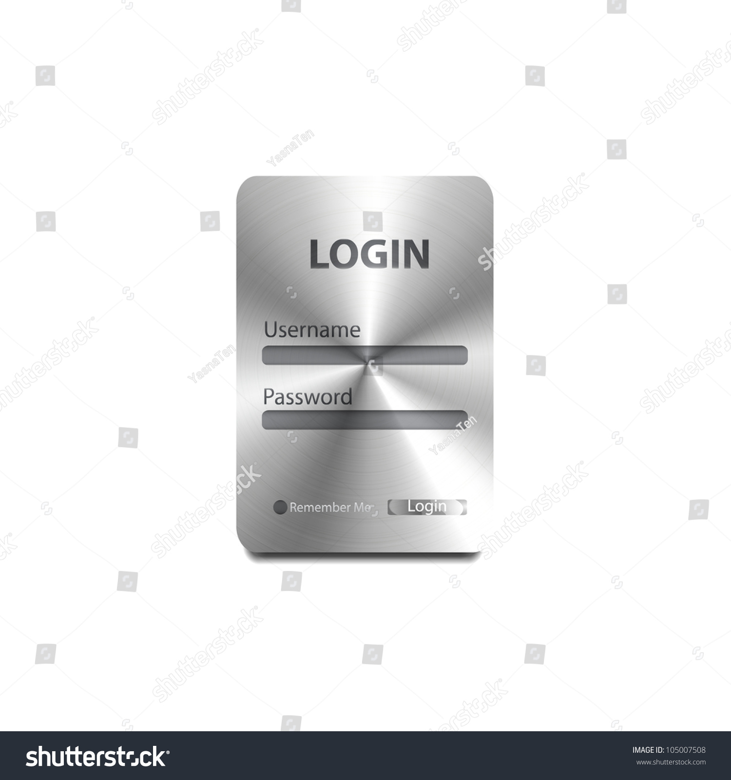 Vector Metal Texture Login Register Form: เวกเตอร์สต็อก (ปลอดค่า ...