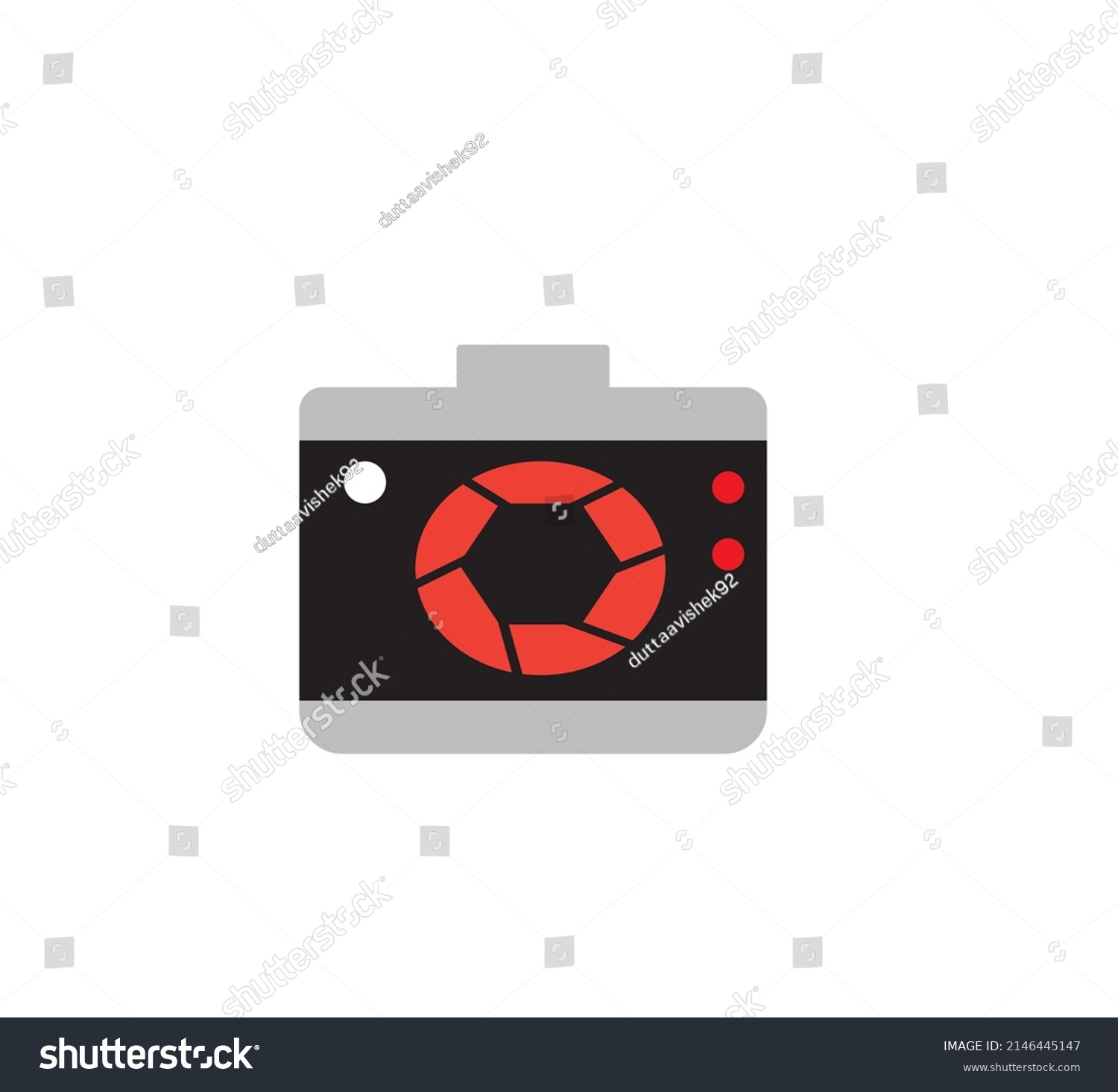 Vector Minimalist Camera Logo Stock Vector (Royalty Free) 2146445147 ...