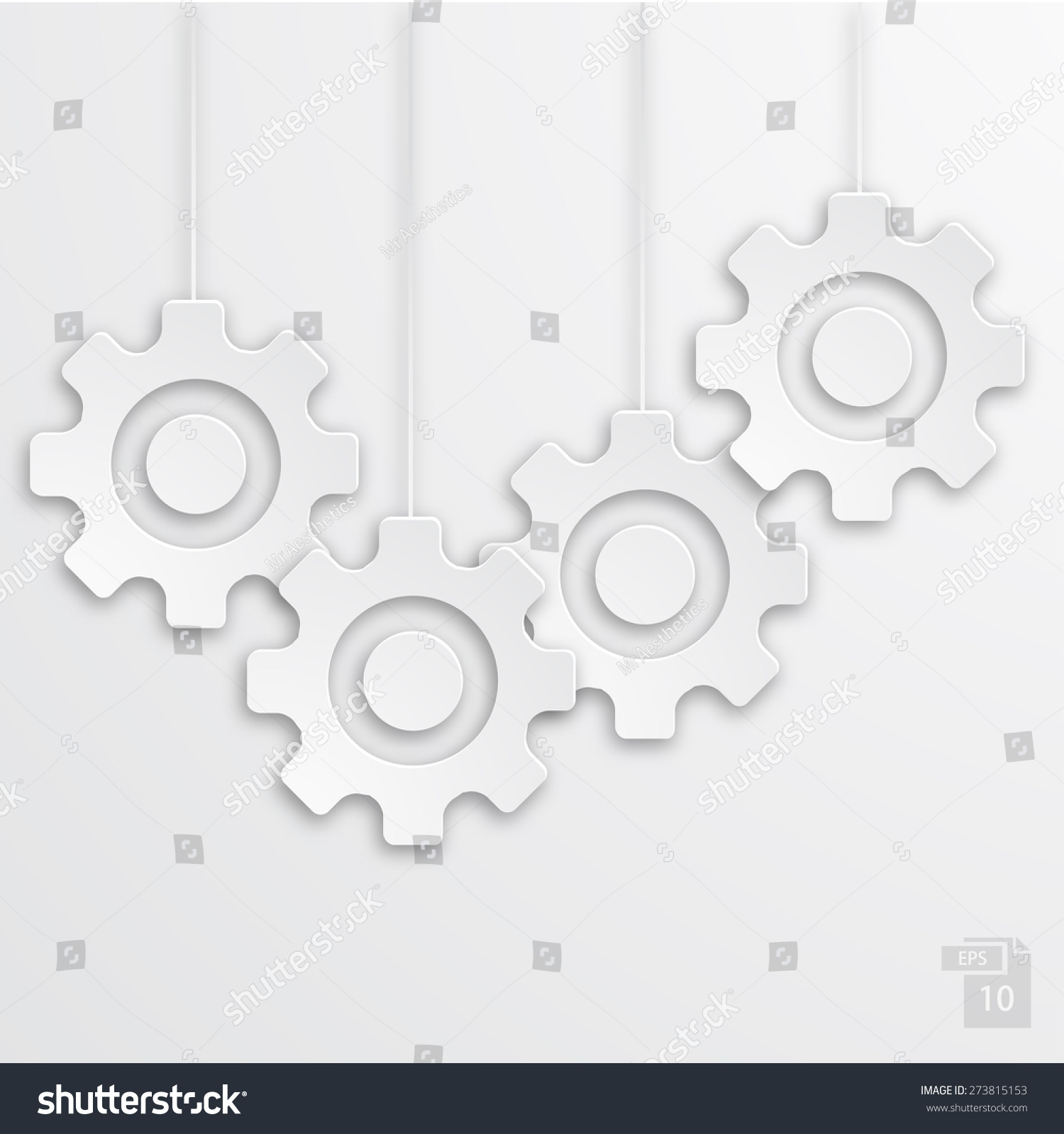 Vector Modern Mechanism Icons Background Eps Stock Vector (Royalty Free ...