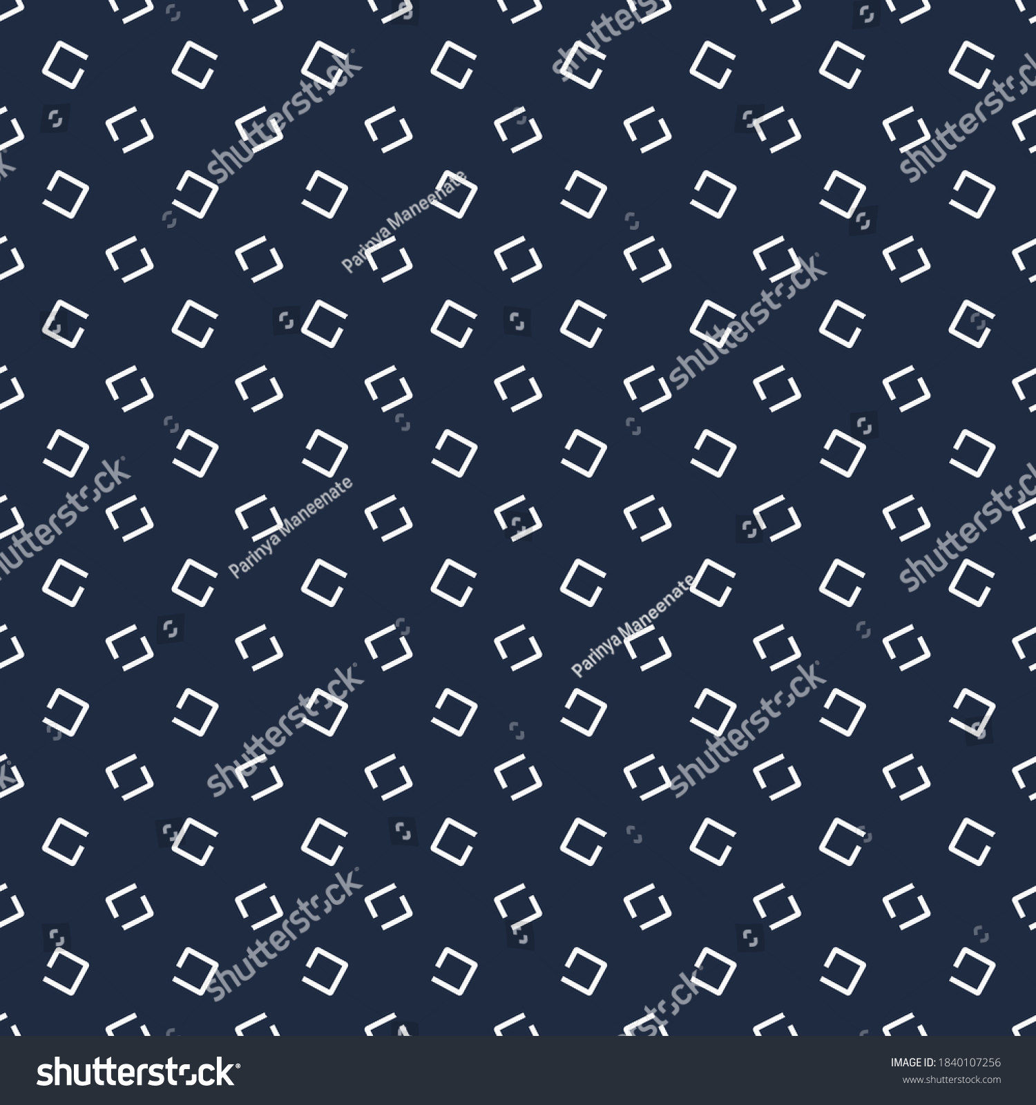 Vector Modern Small Square Random Shape Stock Vector (Royalty Free ...