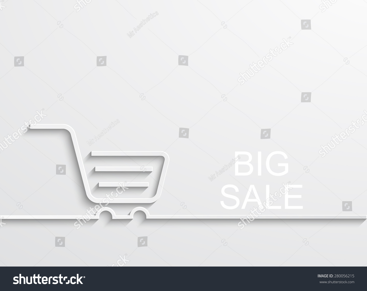 Vector Modern White Shooping Background Eps Stock Vector (Royalty Free ...