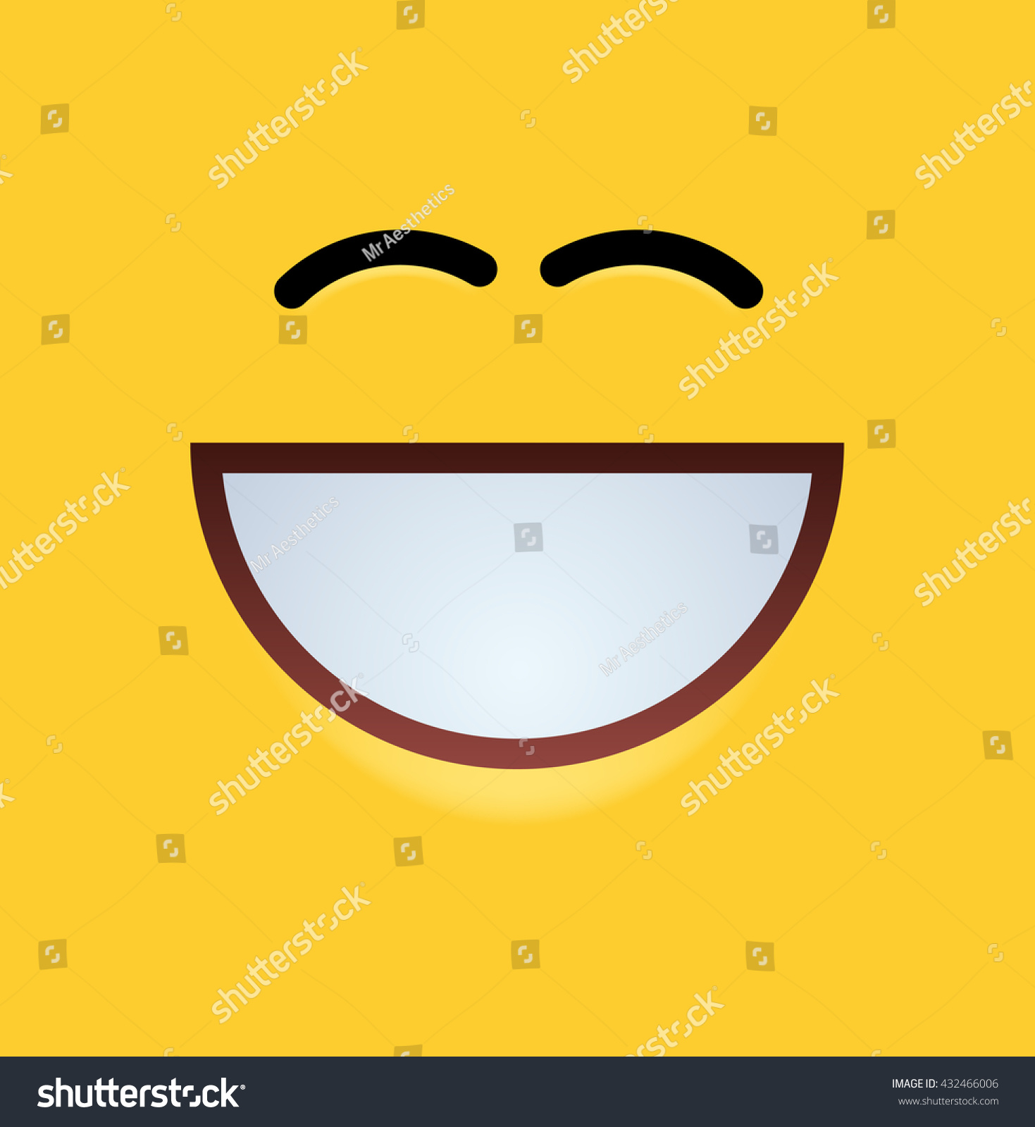 Vector Modern Yellow Face Background Eps 10 Stock Vector (Royalty Free ...