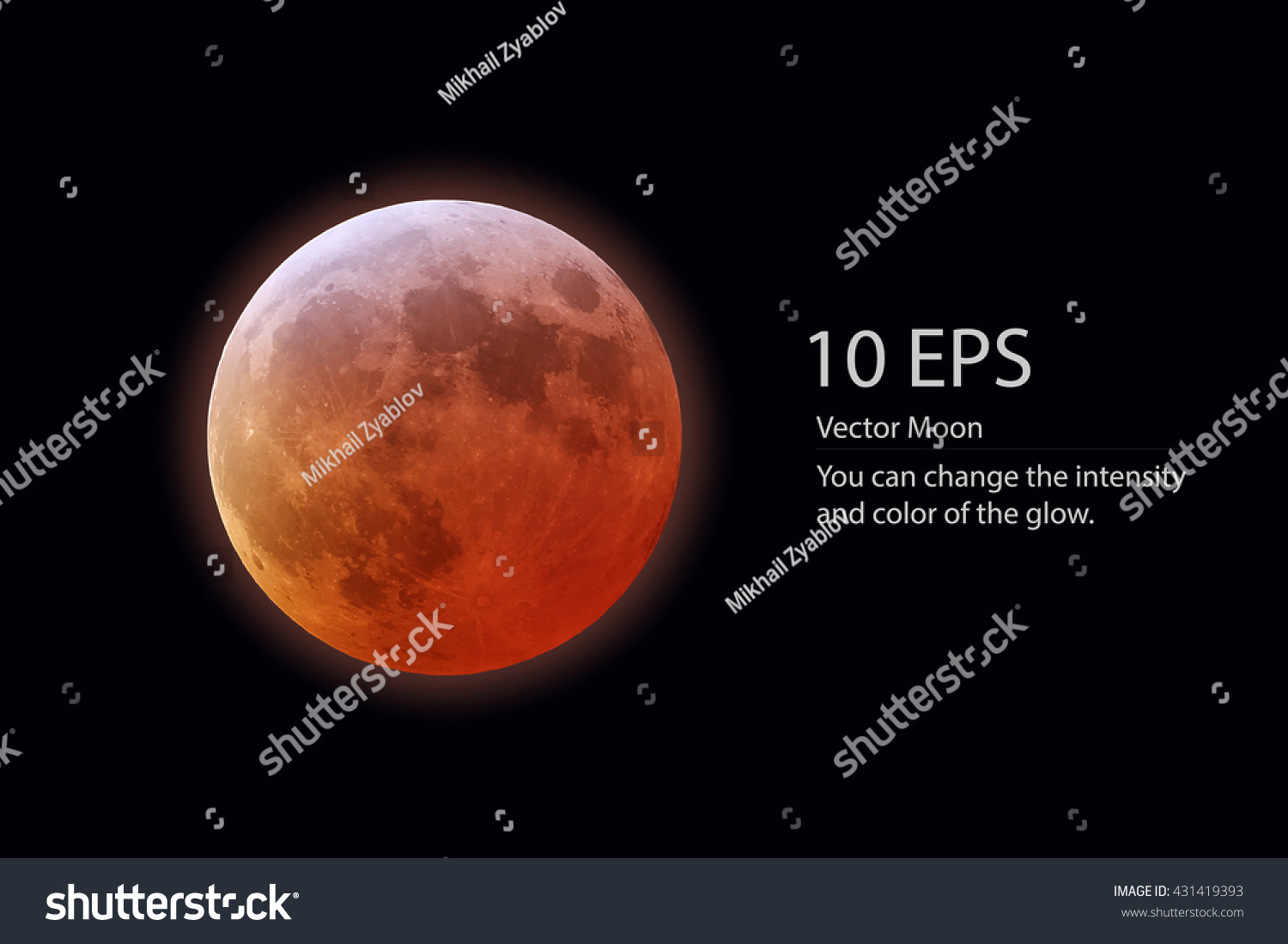 1,714 Super moon vector Stock Vectors, Images & Vector Art | Shutterstock