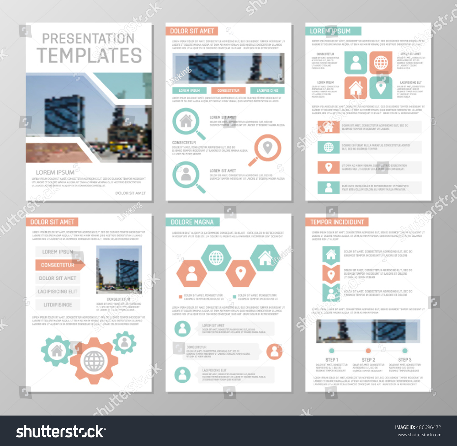 Vector Multicolour Template Multipurpose Presentation Slides: vector de ...