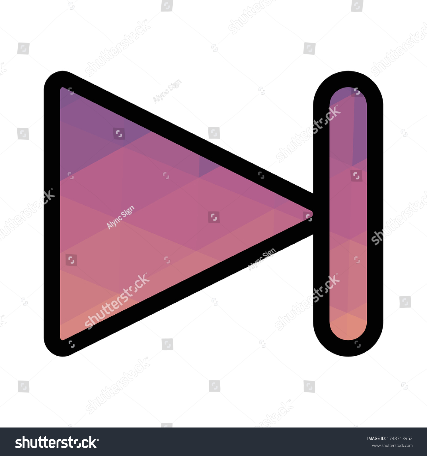 Vector Music Icon Triangulation Art Stock Vector (Royalty Free ...