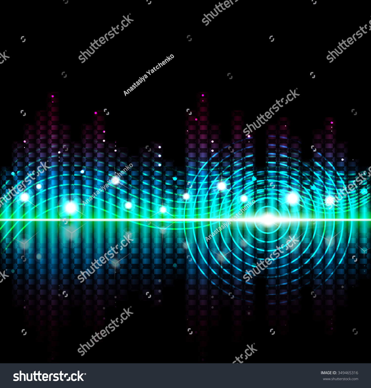 Vector Music Volume Abstract Background Stock Vector 349465316 ...