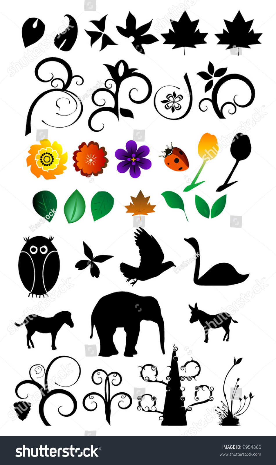 Vector clip art nature