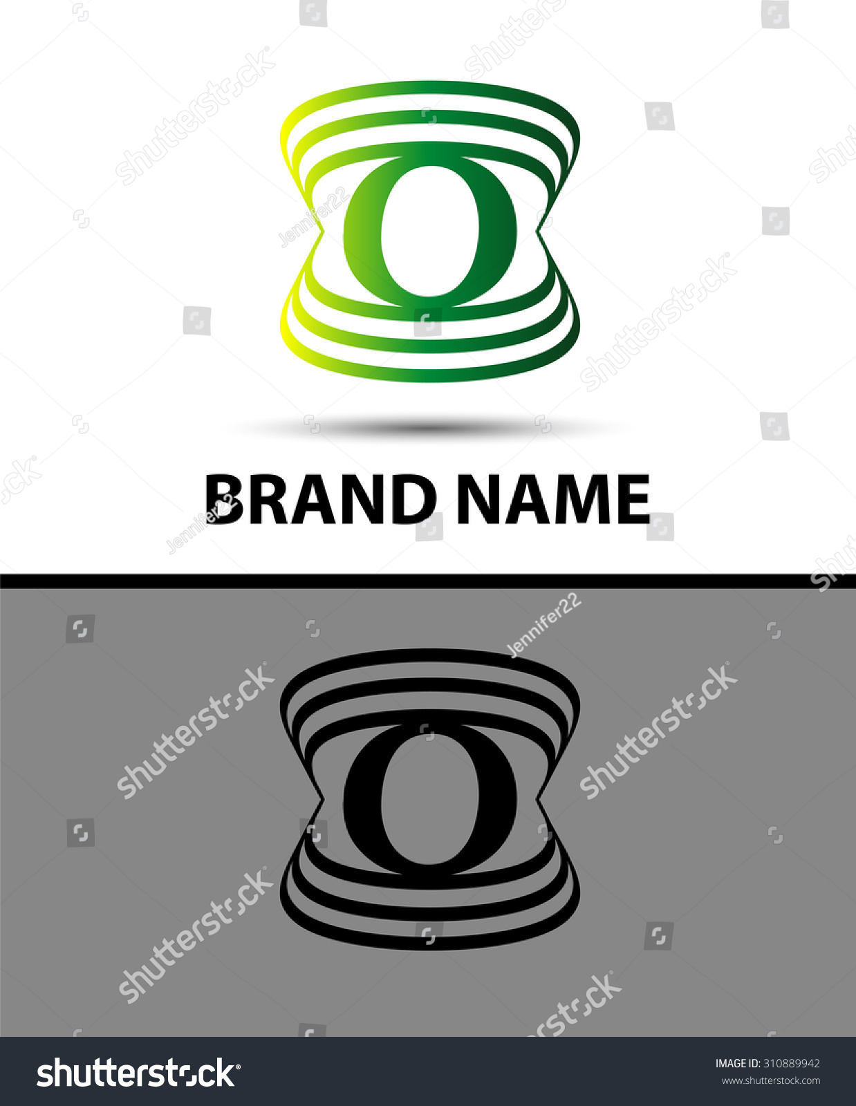 Vector O Logo Icons Stock Vector (Royalty Free) 310889942 | Shutterstock