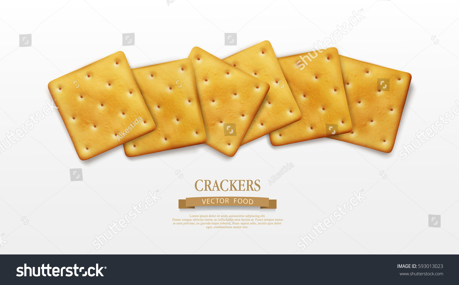Vector Object Design Element Crackers Isolated Stock Vector (Royalty ...