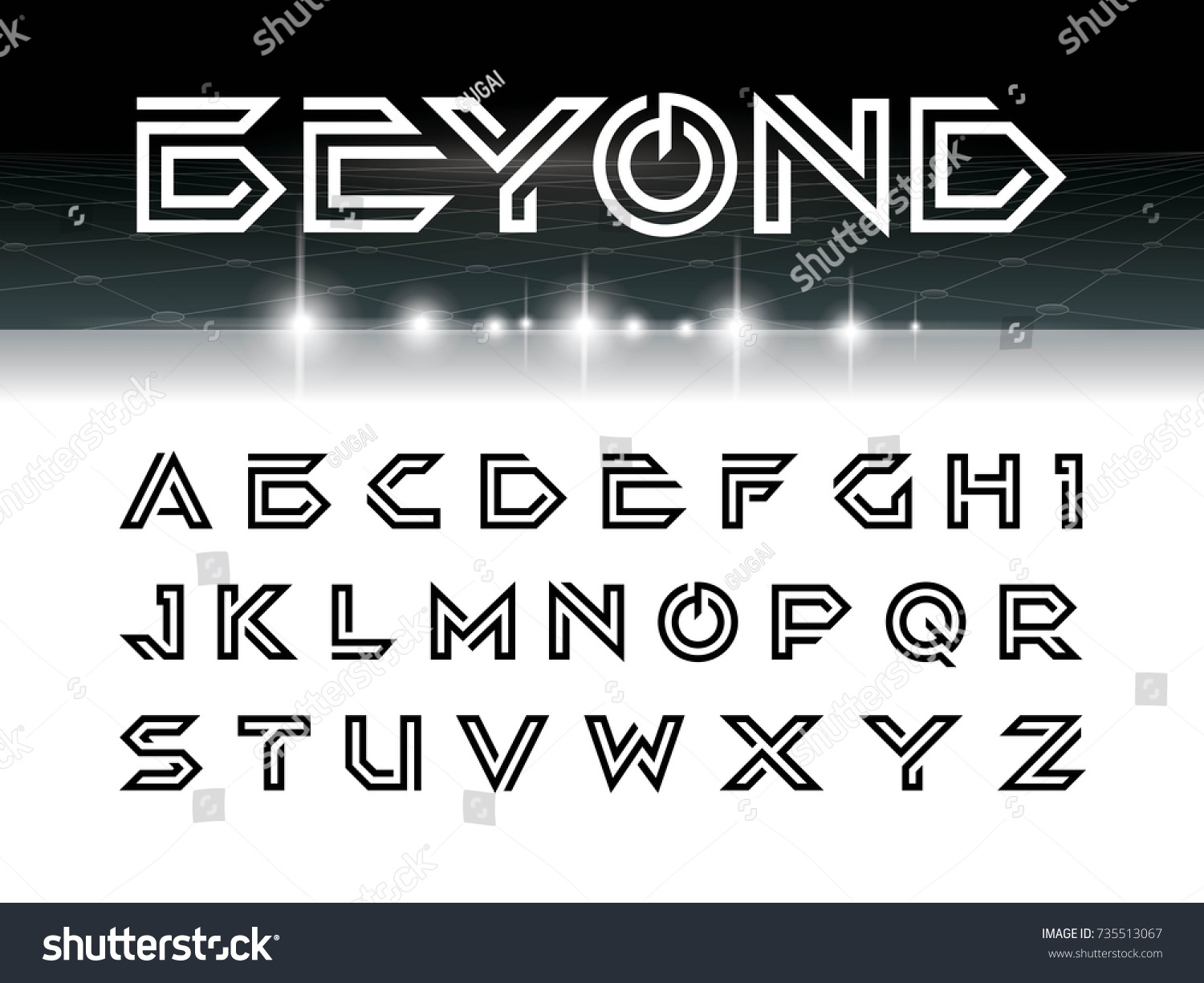 Vector Futuristic Font Alphabet Letters Set: เวกเตอร์สต็อก (ปลอดค่า ... Vector Futuristic Font Alphabet Letters Set: เวกเตอร์สต็อก (ปลอดค่า ...
