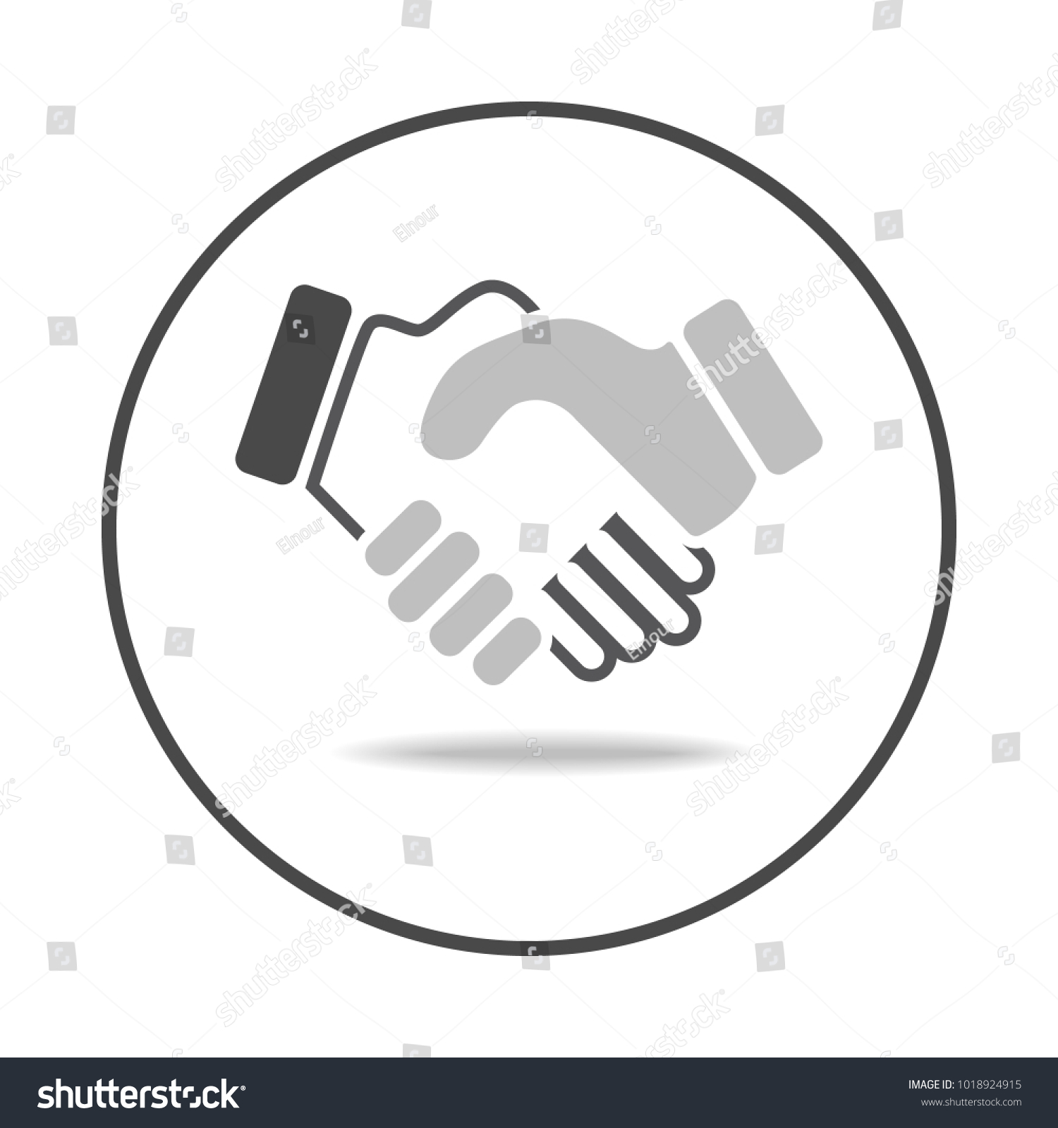 Vector Handshake Icon Circle Iconic Symbol Stock Vector (Royalty Free ... Vector Handshake Icon Circle Iconic Symbol Stock Vector (Royalty Free ...
