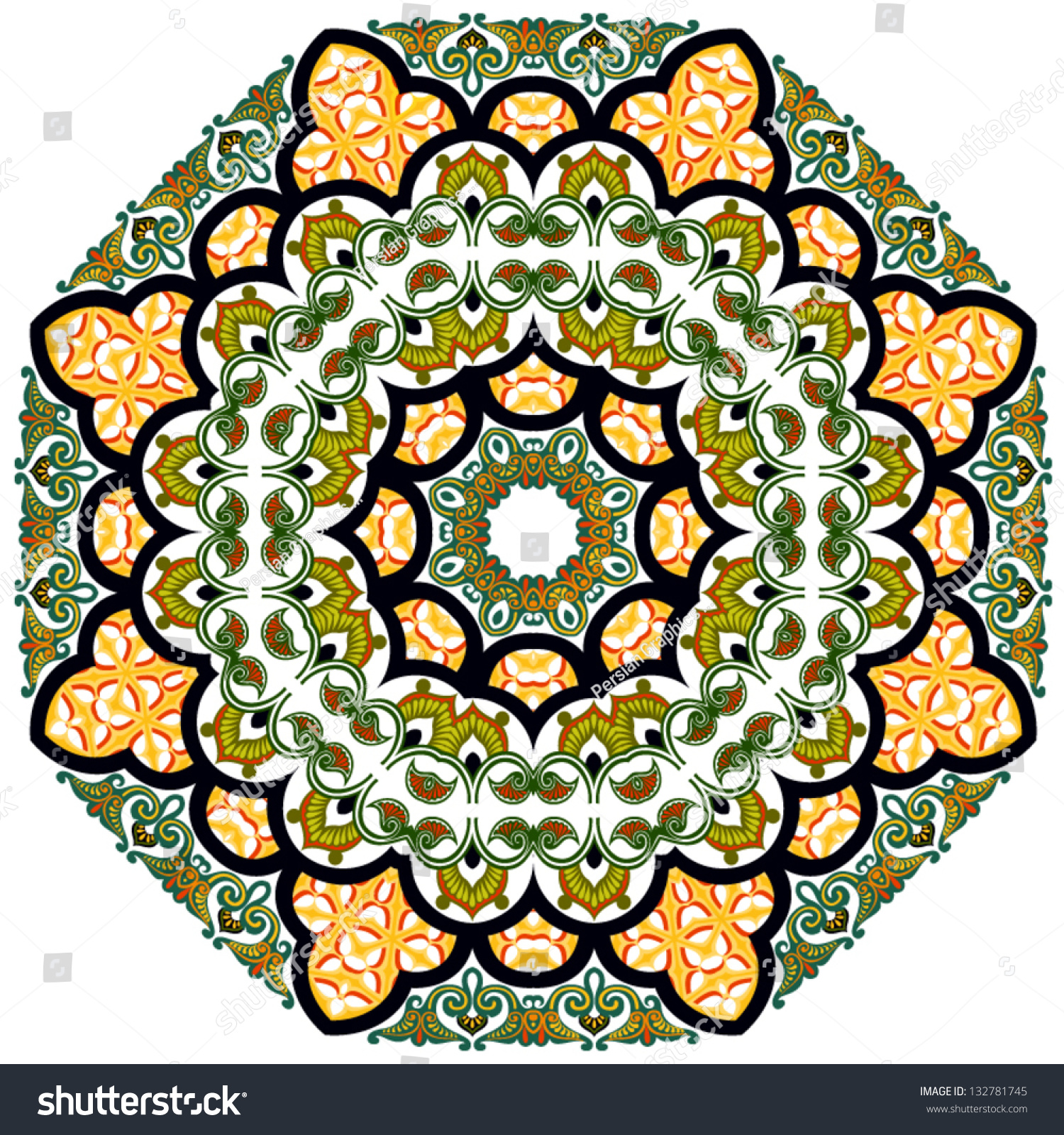 Vector Traditional Islamic Pattern Stock Vector (Royalty Free ...