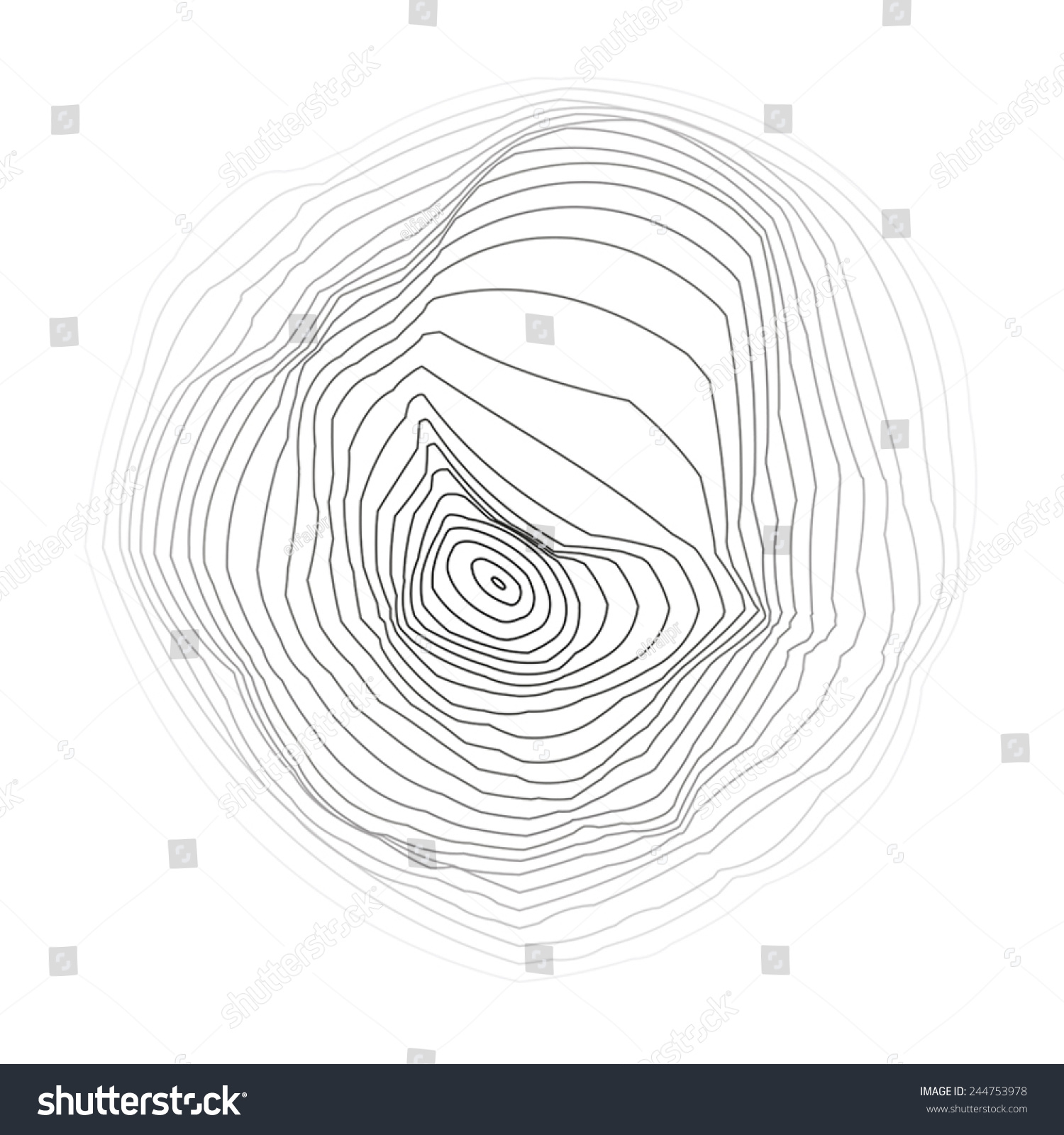 Vector Optical Illusion Vibration Graphic Stock Vector 244753978 ...