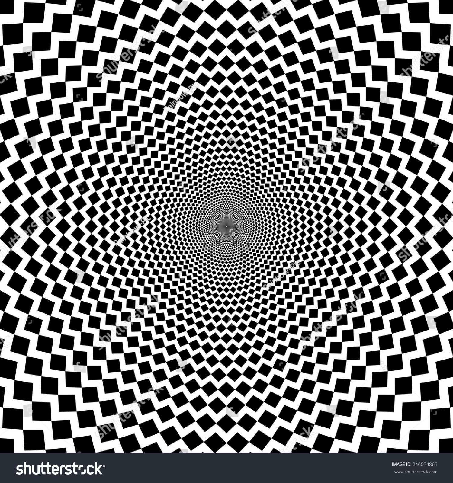 Vector Optical Illusion Sharp Lines Black Stock Vector 246054865 ...
