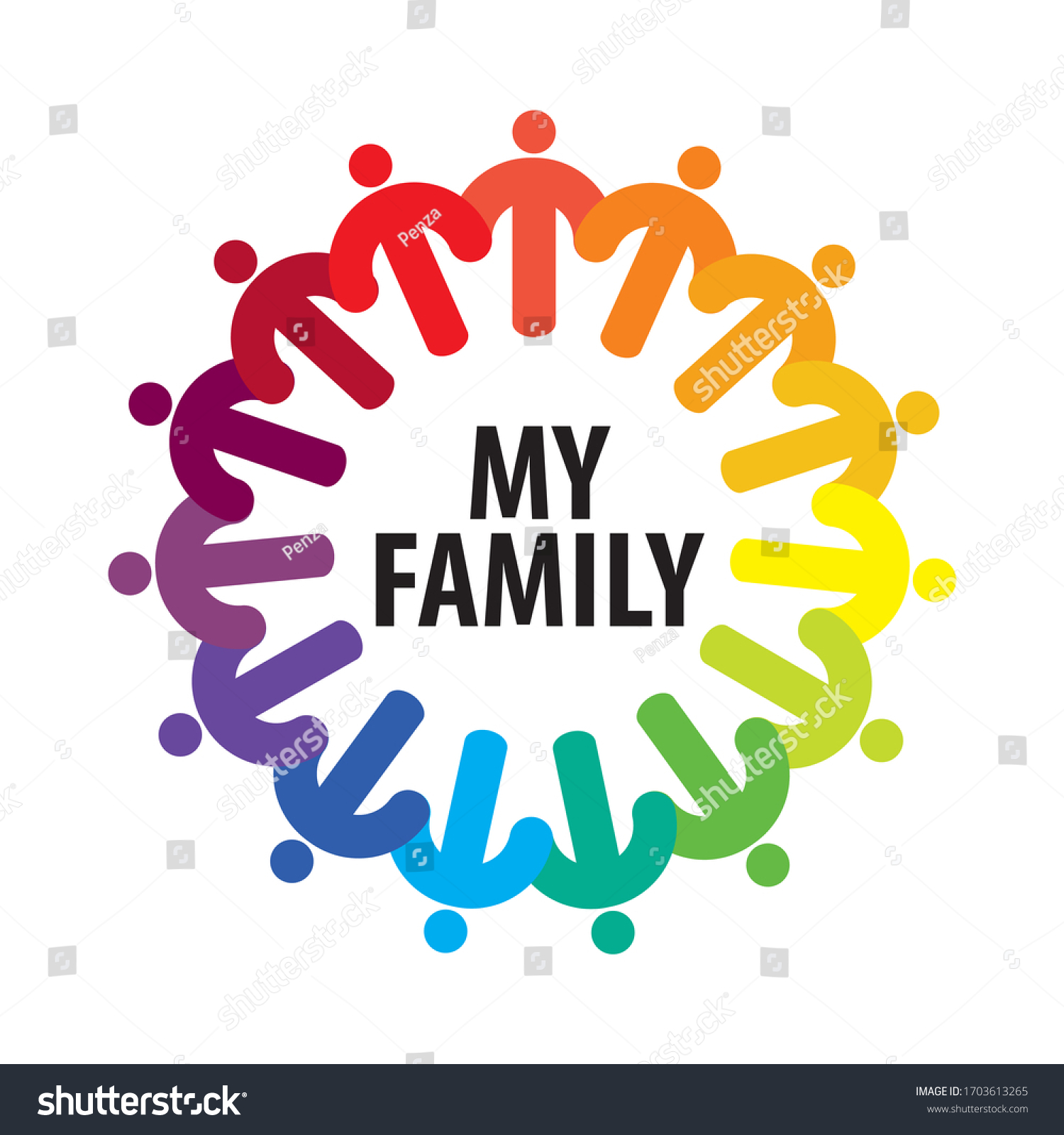 Vector Party People Logo Template Stock Vector (Royalty Free ...