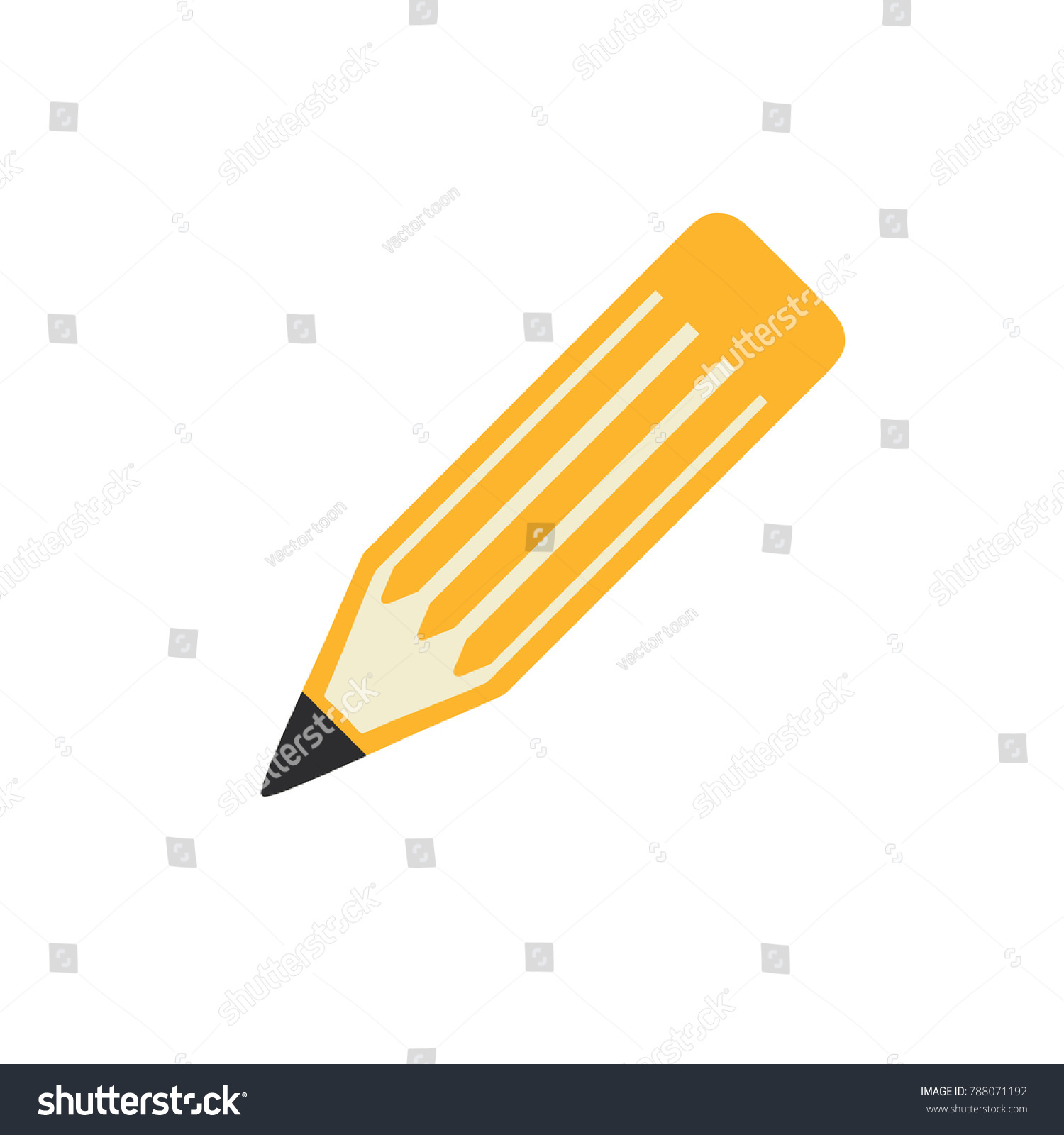 Vector Pencil Illustration School Sign Stock Vector (Royalty Free ...