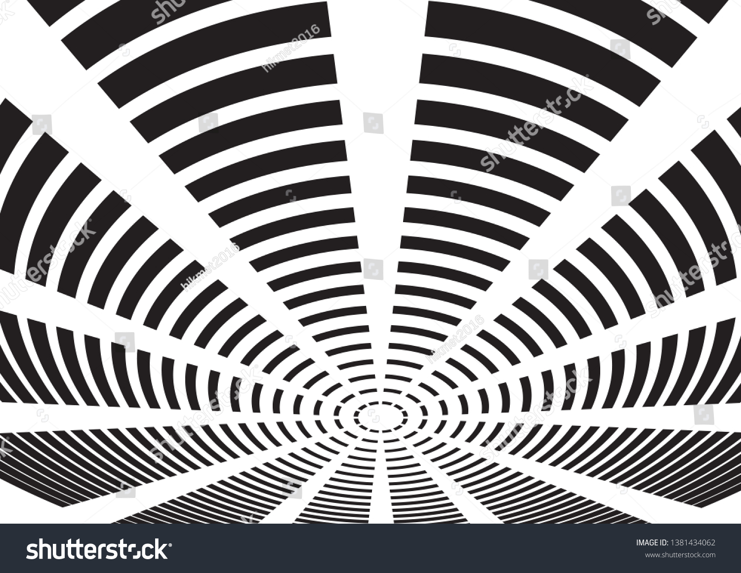 Vector Perspective Explosion Beam Effect Stock Vector (Royalty Free ...