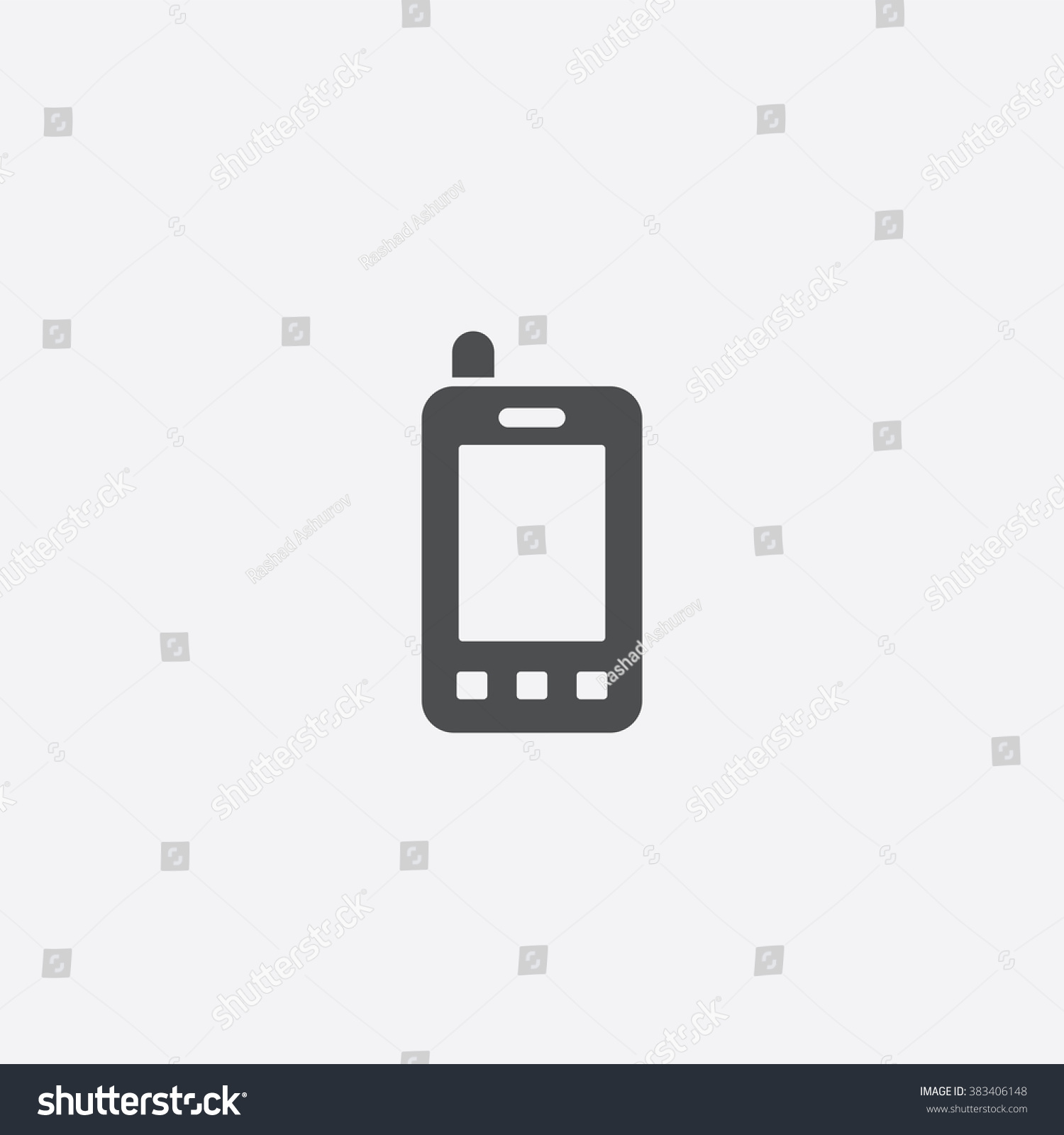 Vector Phone Icon Stock Vector (Royalty Free) 383406148 | Shutterstock