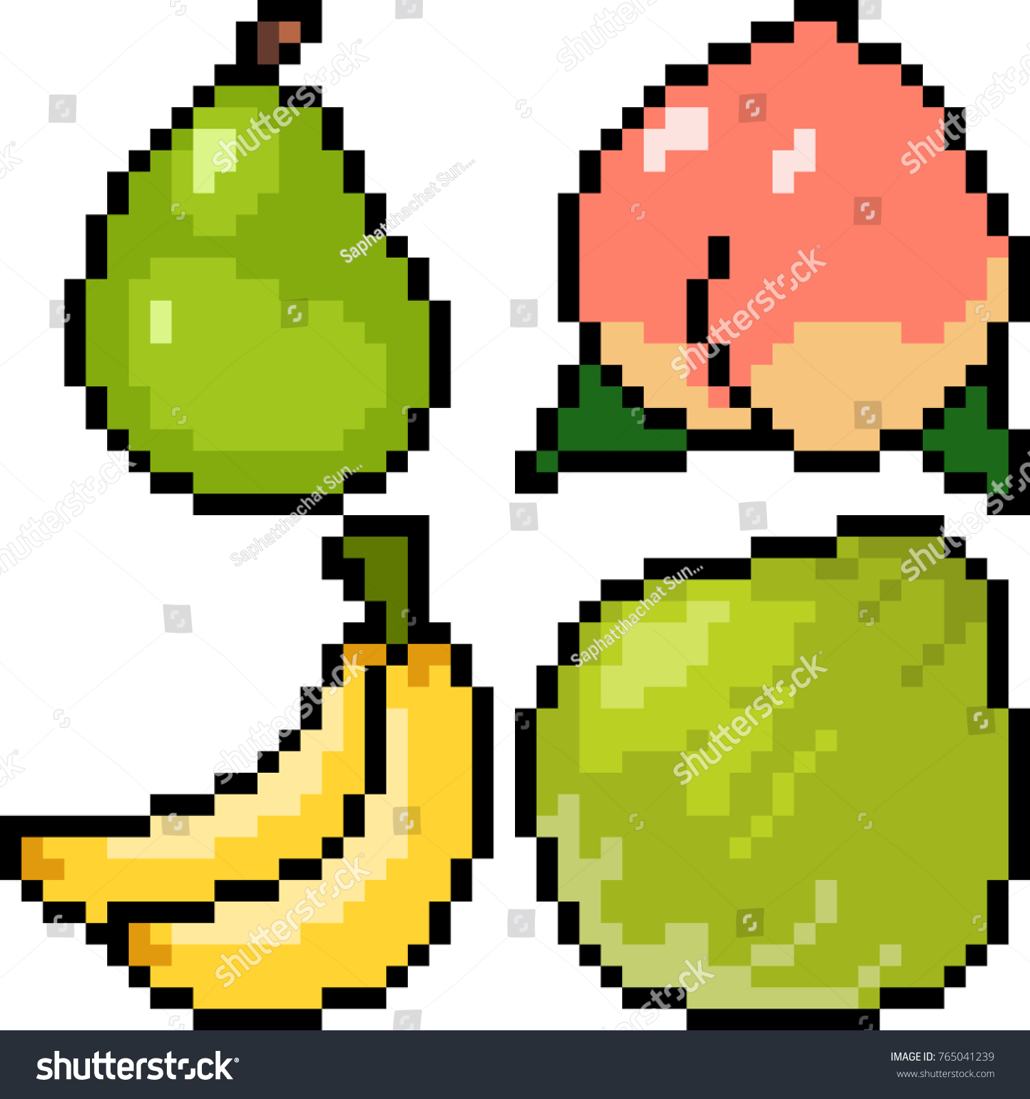 412 Pixel art peach Images, Stock Photos & Vectors | Shutterstock