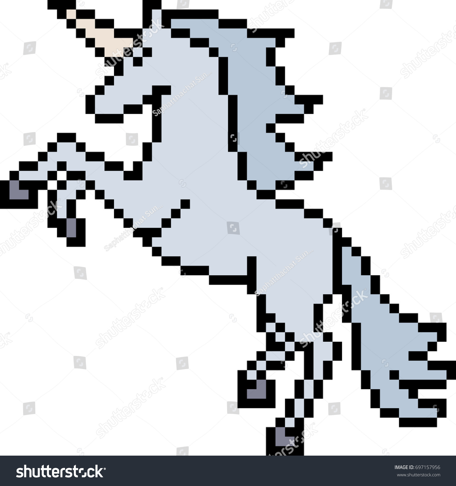 Vector Pixel Art Unicorn Isolated Stok Vektör (Telifsiz) 697157956 ... Vector Pixel Art Unicorn Isolated Stok Vektör (Telifsiz) 697157956 ...