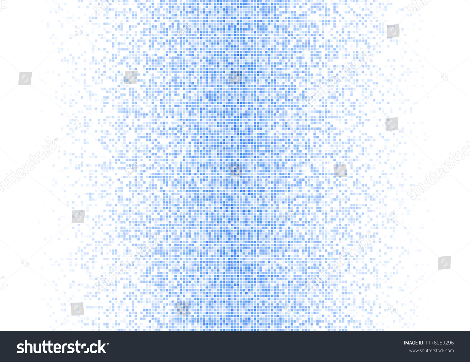 Vector Pixel Background Bluewhite Gradient Backdrop Stock Vector ...