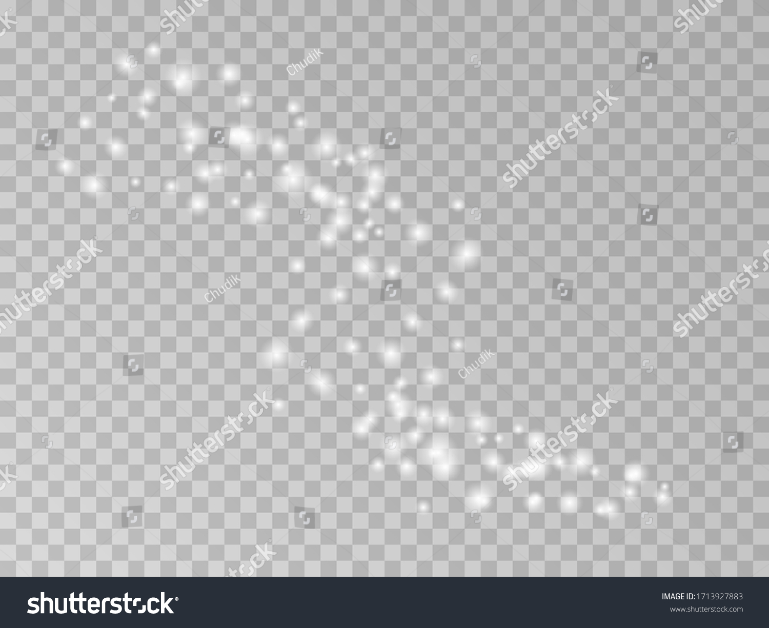 Vector Png Magic Light Effect Falling Stock Vector (Royalty Free ...