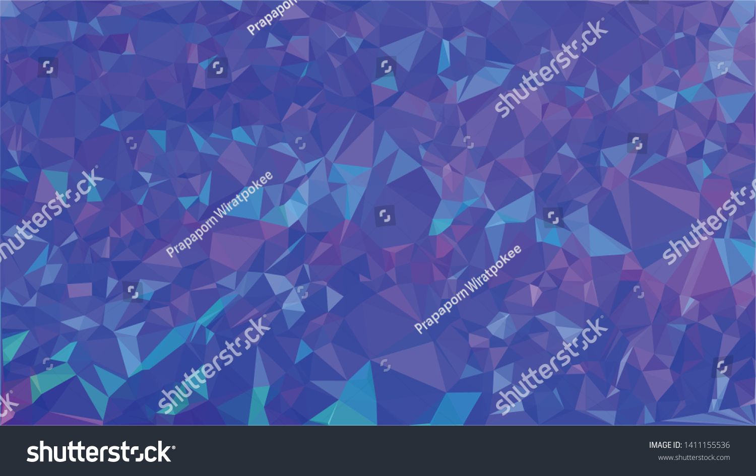 Vector Polygon Background Blue Purple Gradient 스톡 벡터(로열티 프리) 1411155536 ...