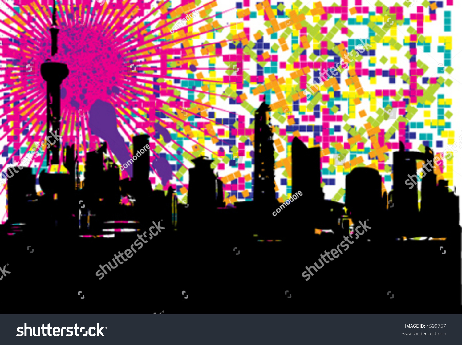 Stock Photo Pop Art