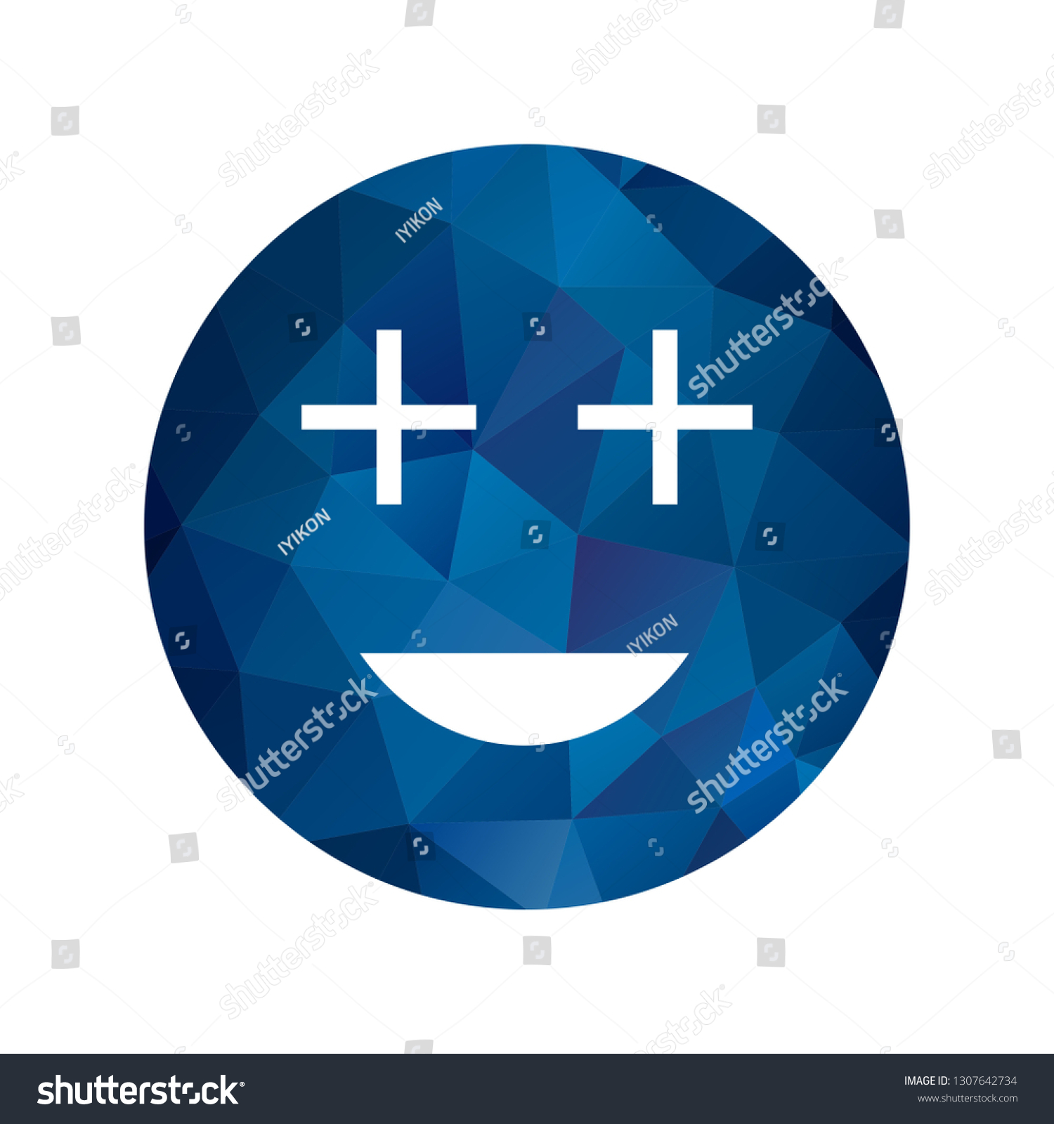 Vector Positive Emoji Icon: vector de stock (libre de regalías ...