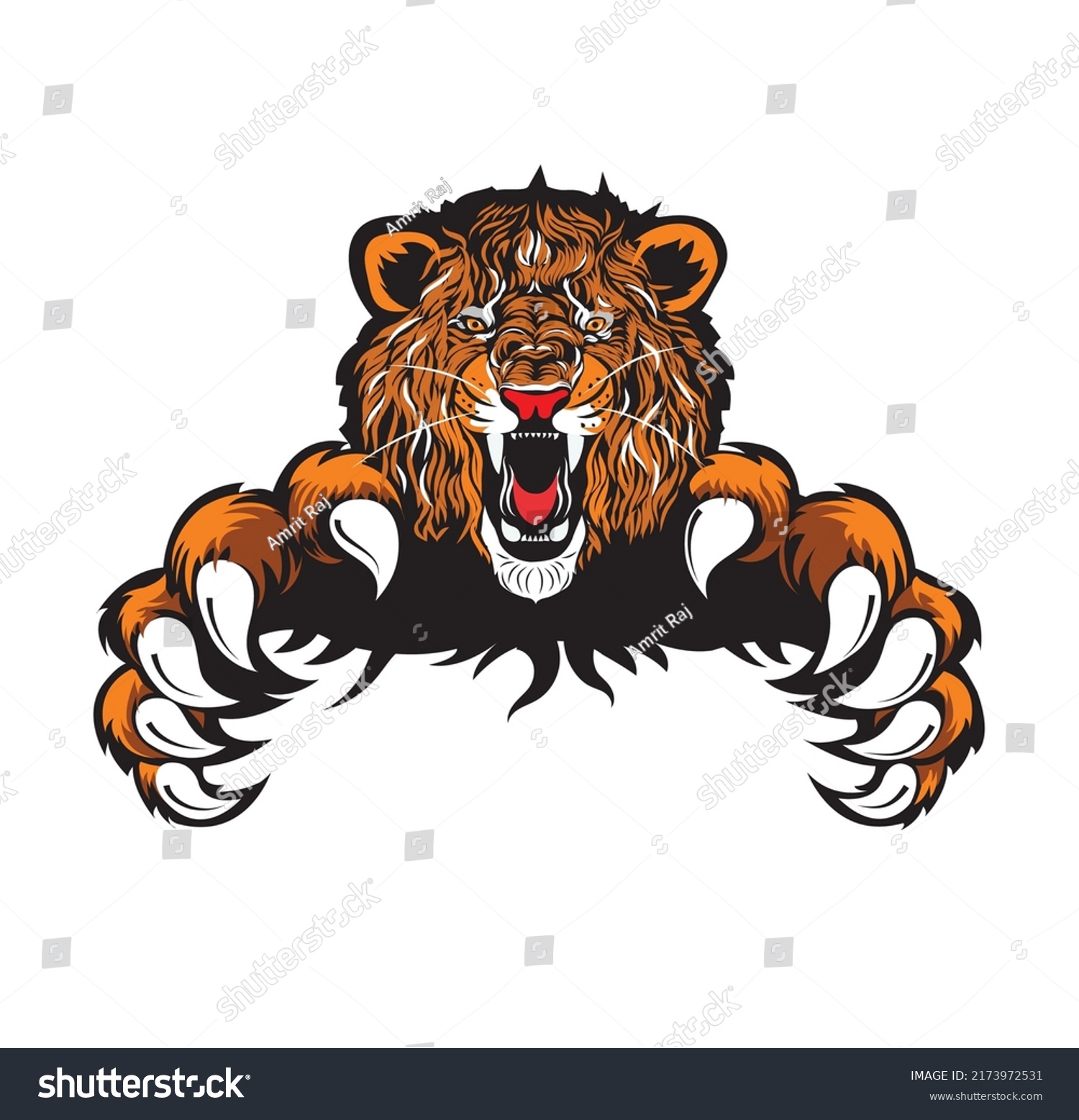 Vector Predator Logo Design Element Creating Stock Vector (Royalty Free ...