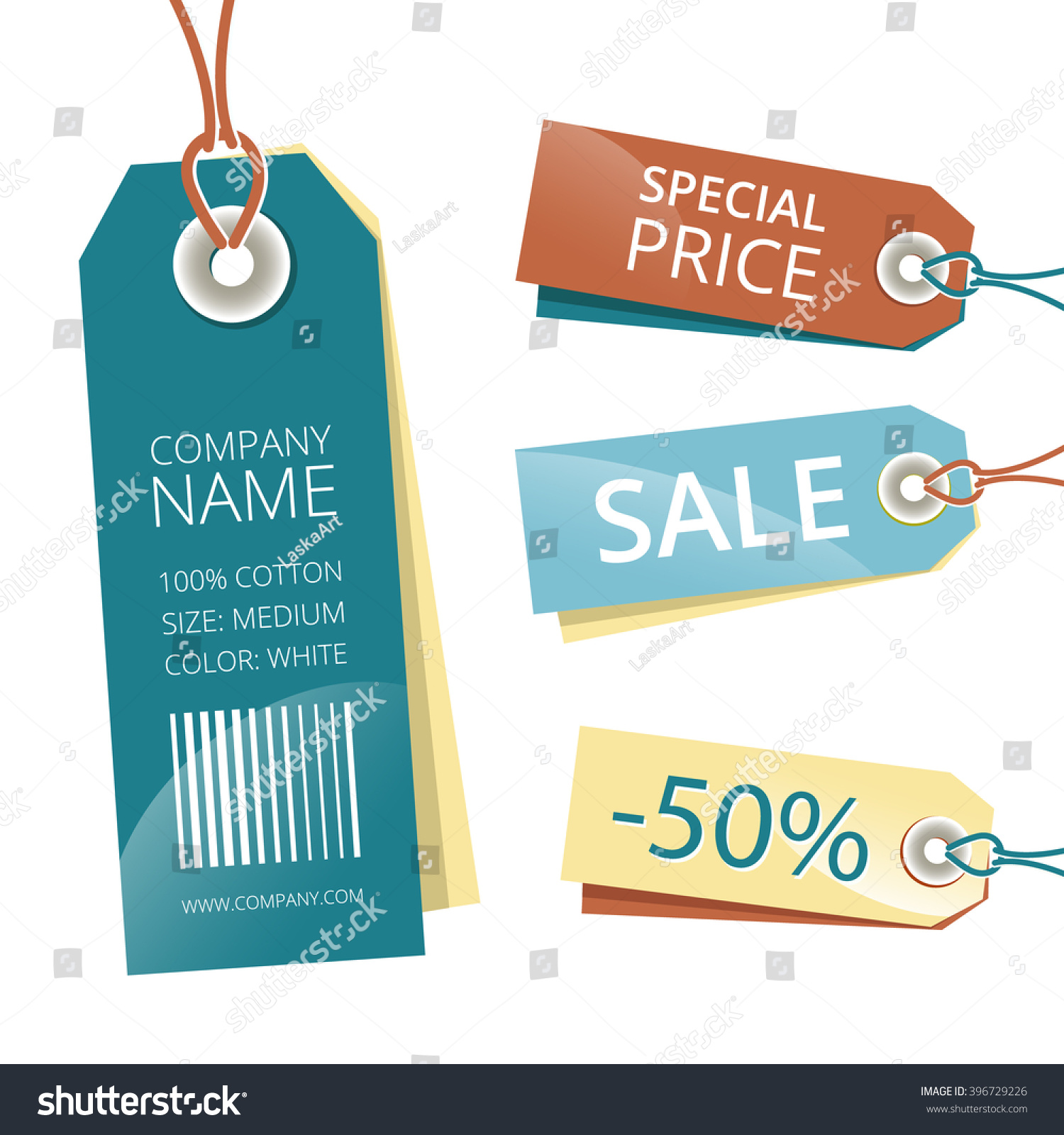Vector Price Tags Set Stock Vector (Royalty Free) 396729226 | Shutterstock