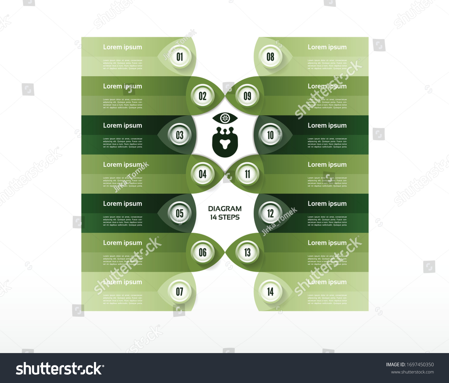 Vector Progress Background Template Diagram Graph Stock Vector (Royalty ...